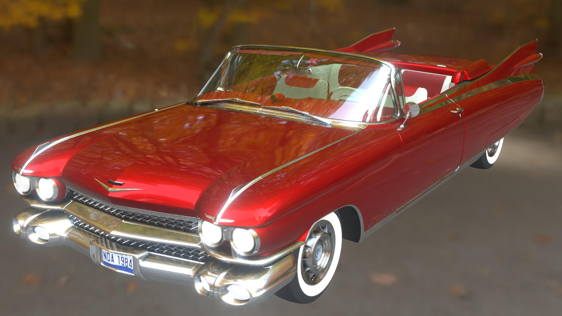 Cadillac Eldorado Biarritz Convertible 1959 for DAZ Studio by nerdadantes
