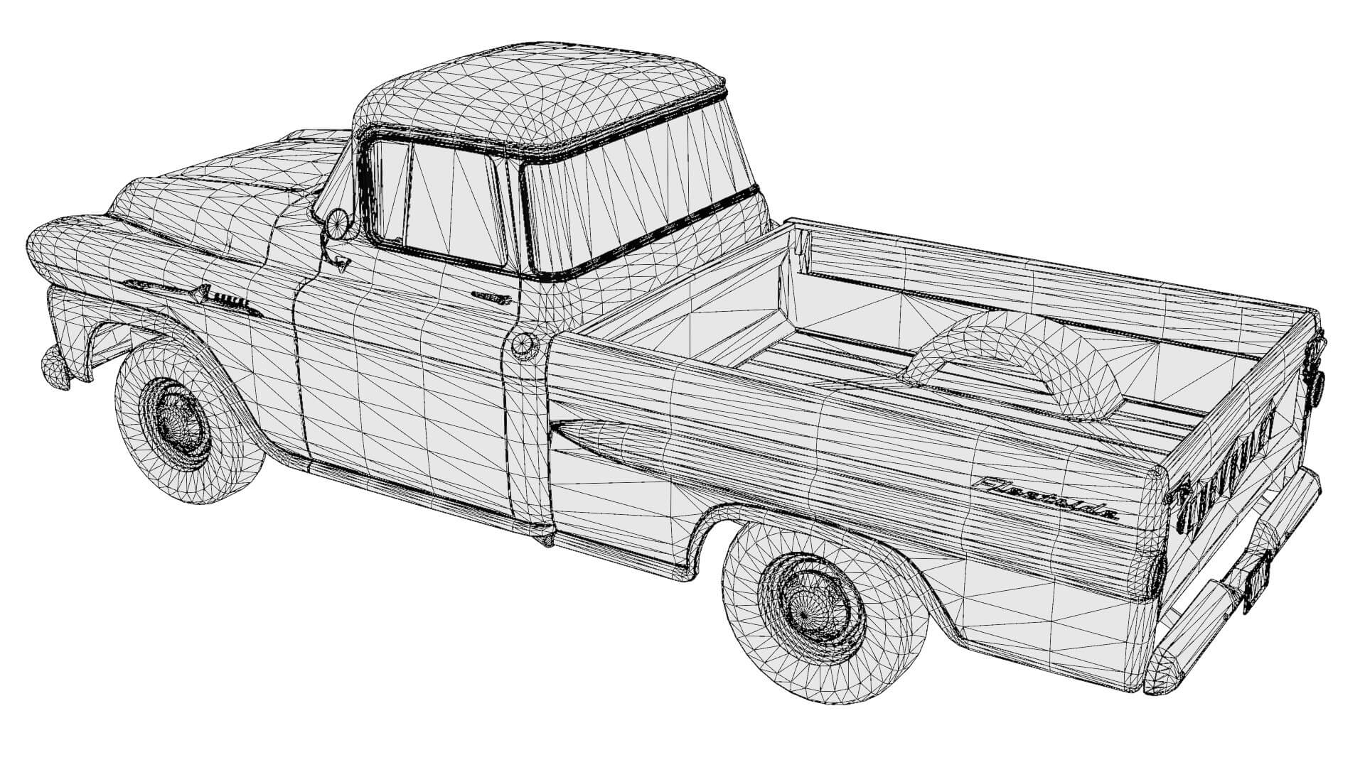 Chevrolet Apache 1958 - Daz Content by nerdadantes