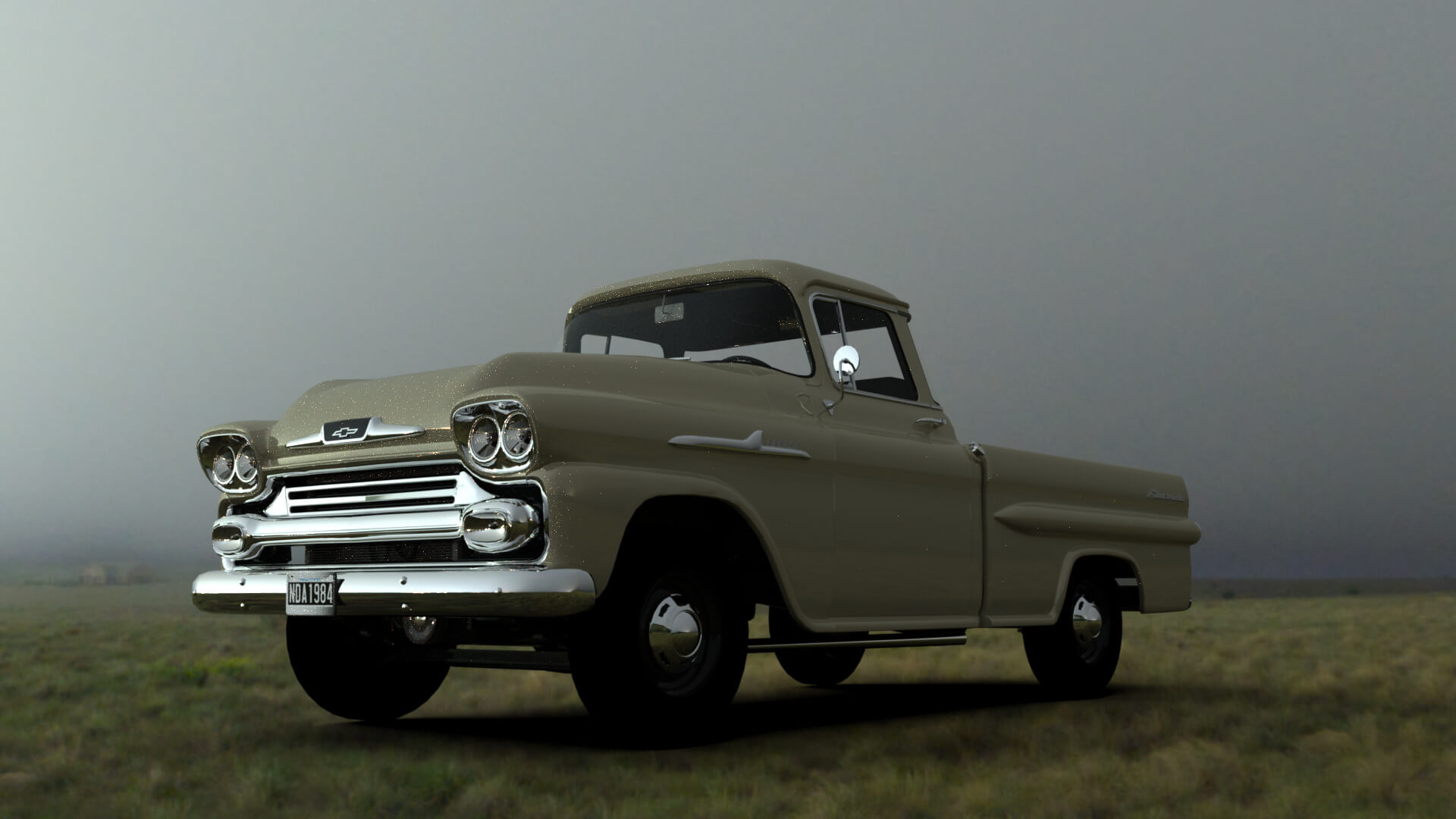 Chevrolet Apache Fleetside 1958 - 3D Model by nerdadantes