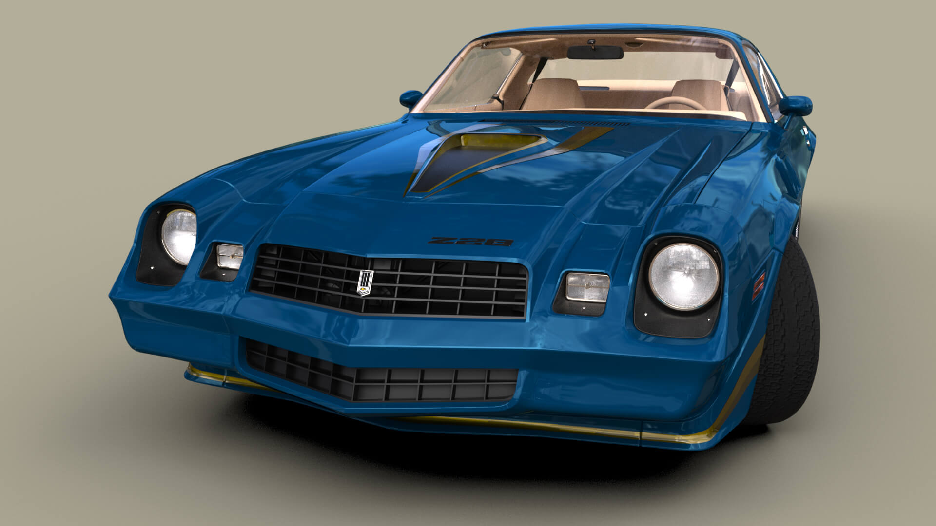 Chevrolet Camaro Z28 1979 - 3D Model by nerdadantes