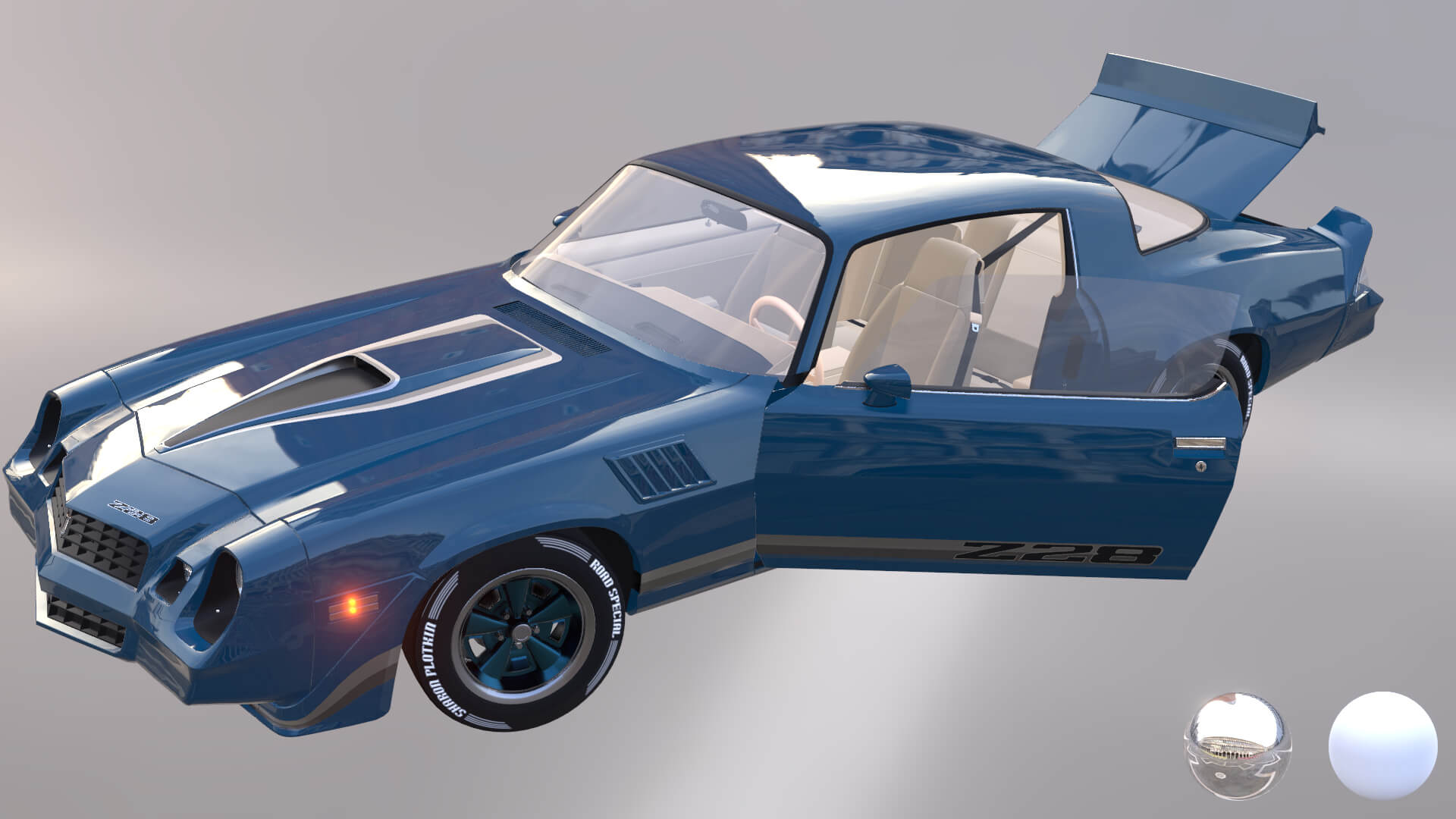 Chevrolet Camaro Z28 1979 - 3D Model by nerdadantes