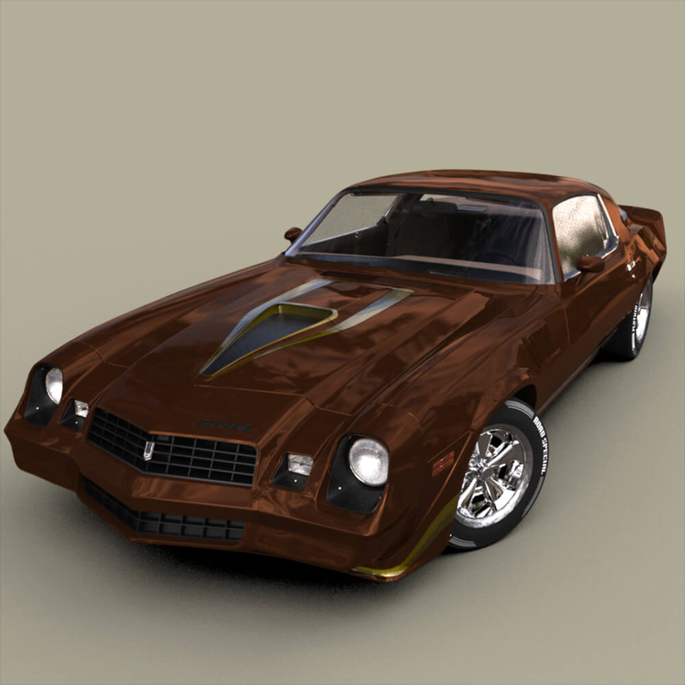 Chevrolet Camaro Z28 1979 for DAZ Studio by nerdadantes