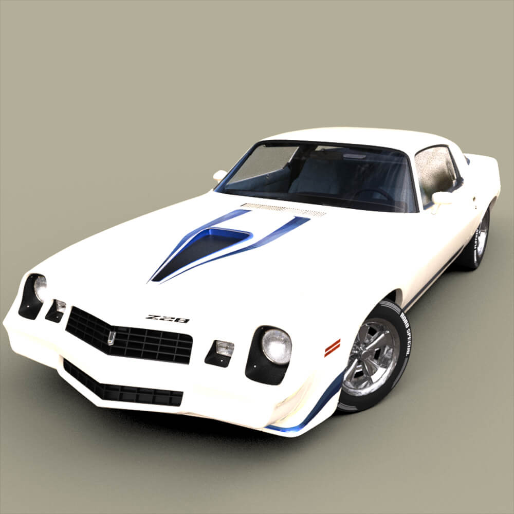Chevrolet Camaro Z28 1979 for DAZ Studio by nerdadantes