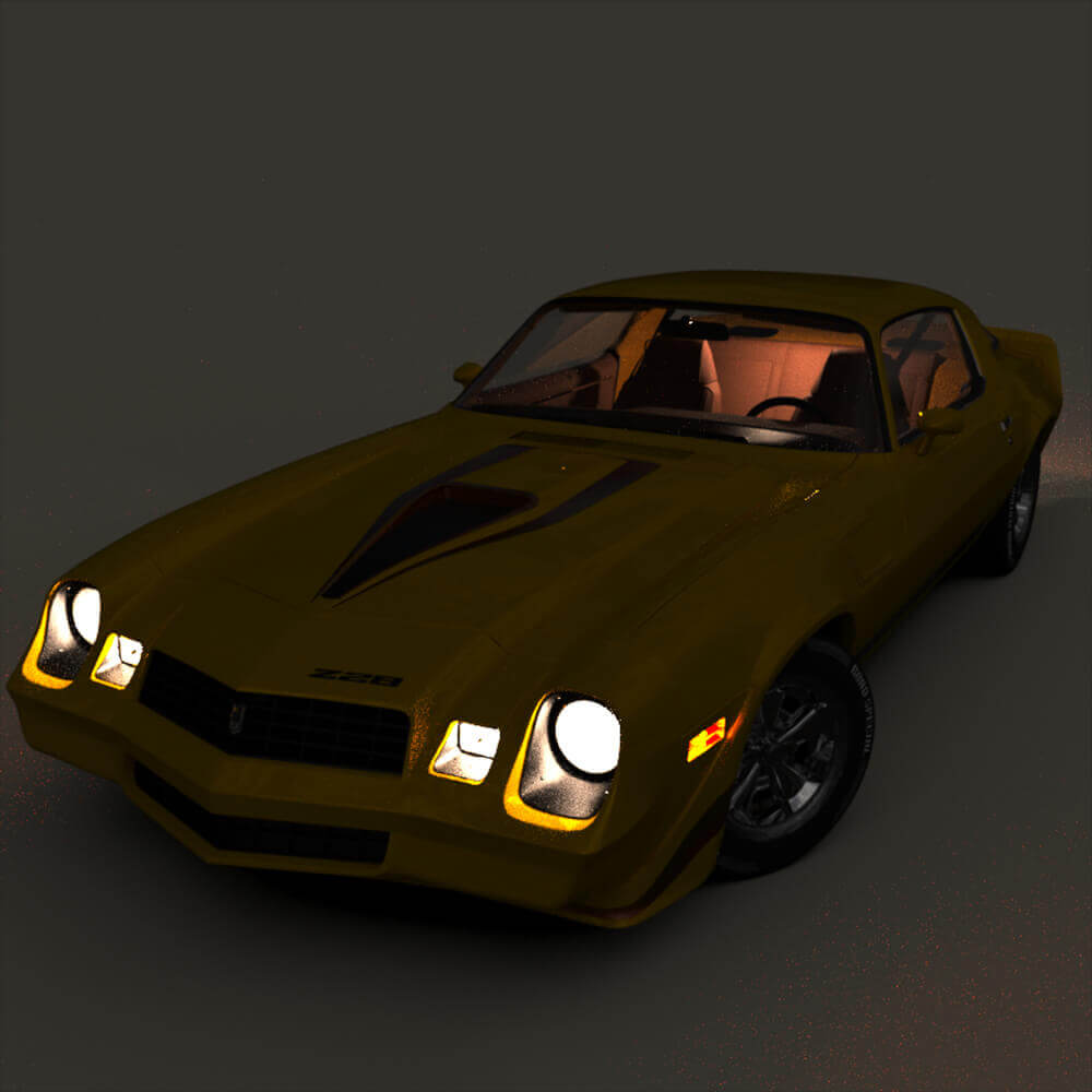 Chevrolet Camaro Z28 1979 for DAZ Studio by nerdadantes