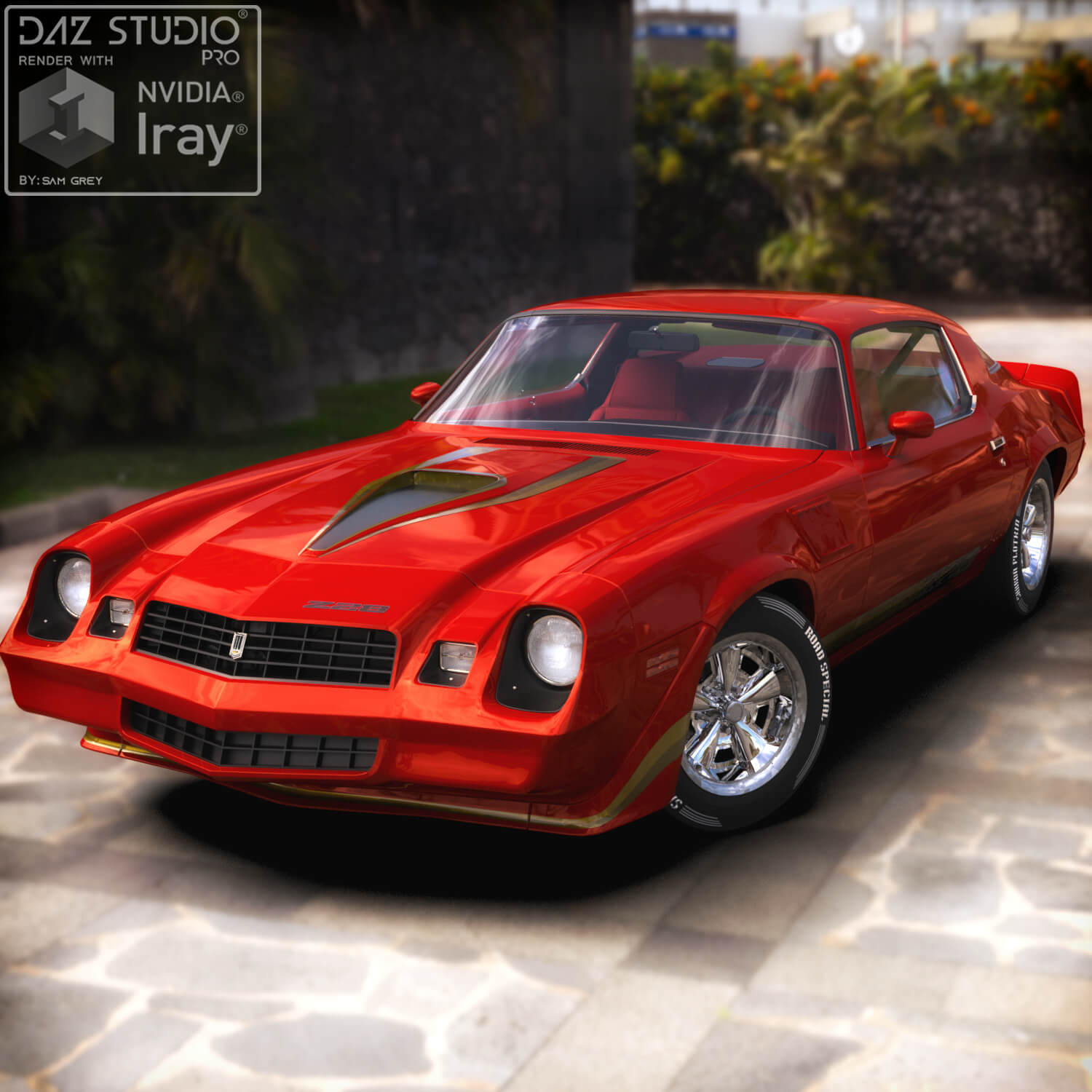 Chevrolet Camaro Z28 1979 for DAZ Studio by nerdadantes