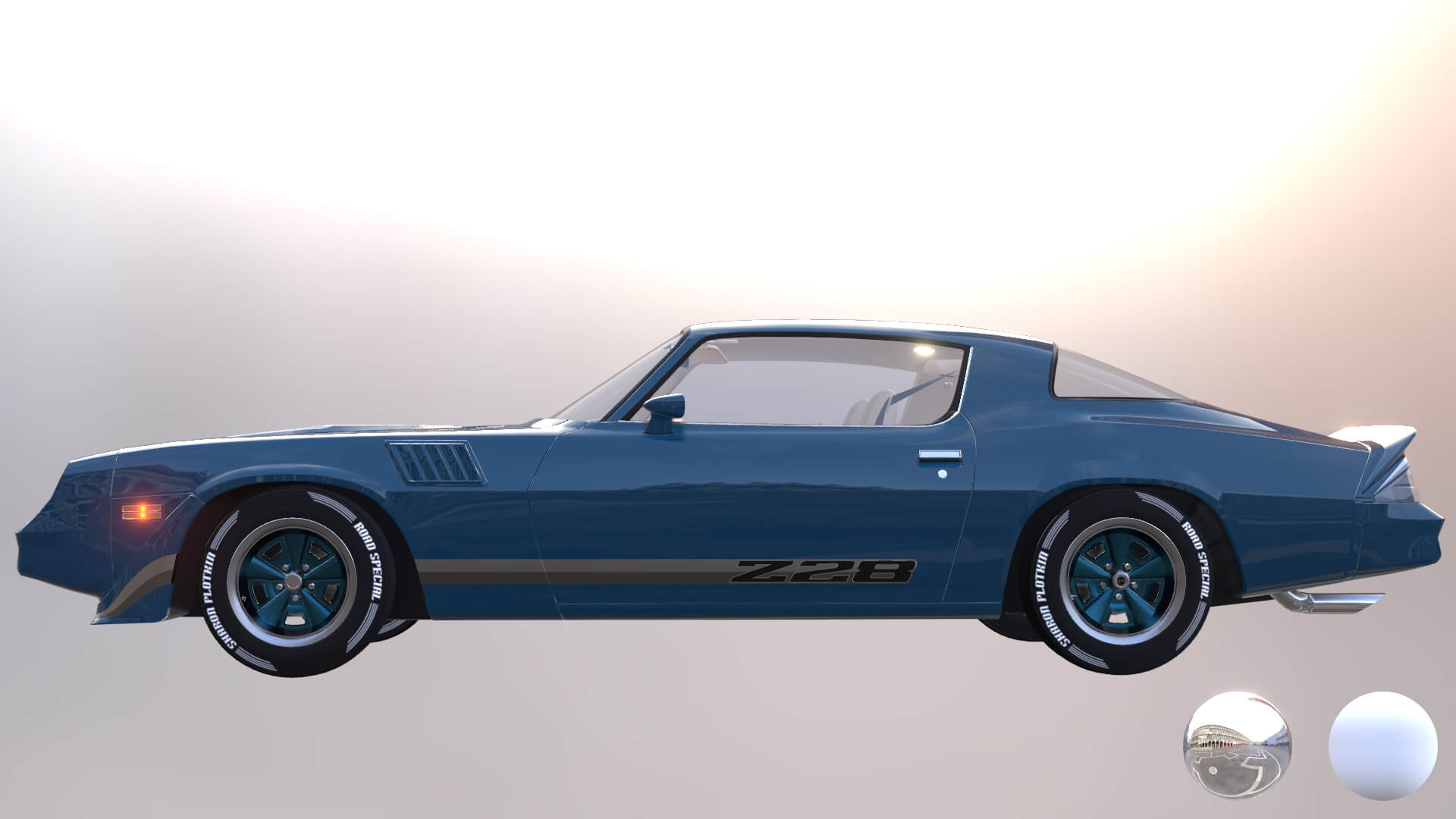 Chevrolet Camaro Z28 1979 for DAZ Studio by nerdadantes
