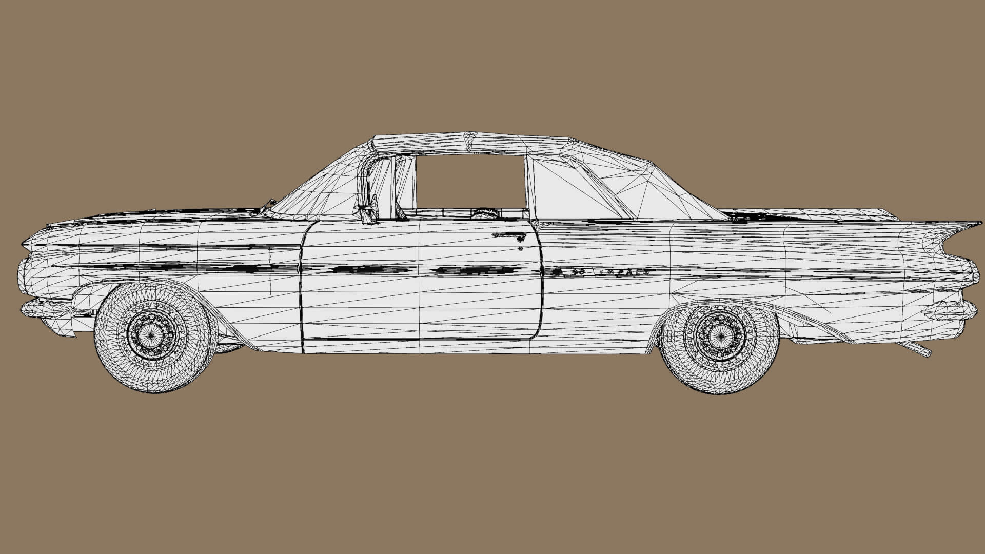 Chevrolet Impala Convertible 1959 - 3D Model by nerdadantes