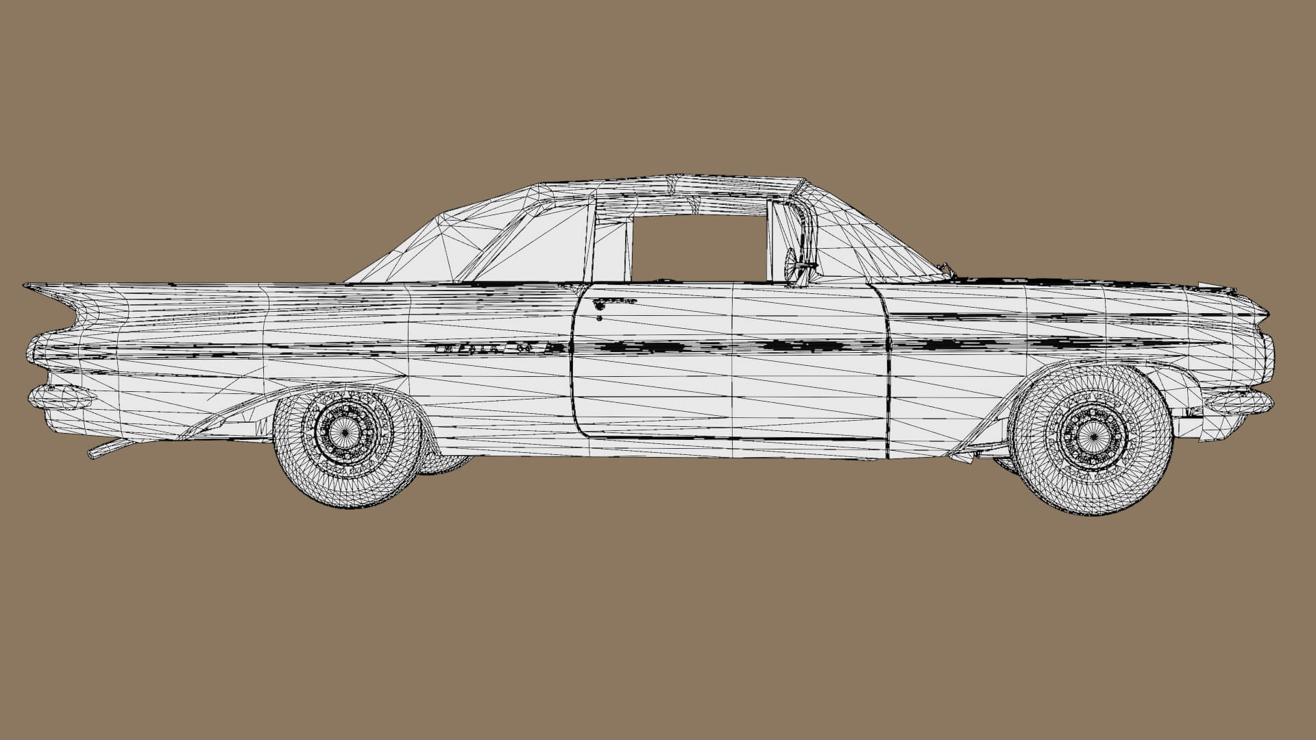 Chevrolet Impala Convertible 1959 - 3D Model by nerdadantes