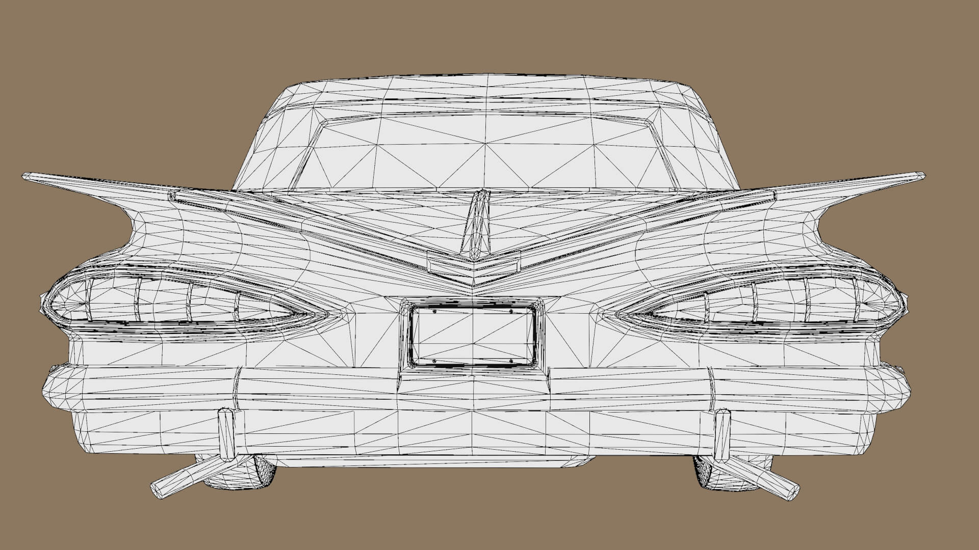 Chevrolet Impala Convertible 1959 3D Model by nerdadantes