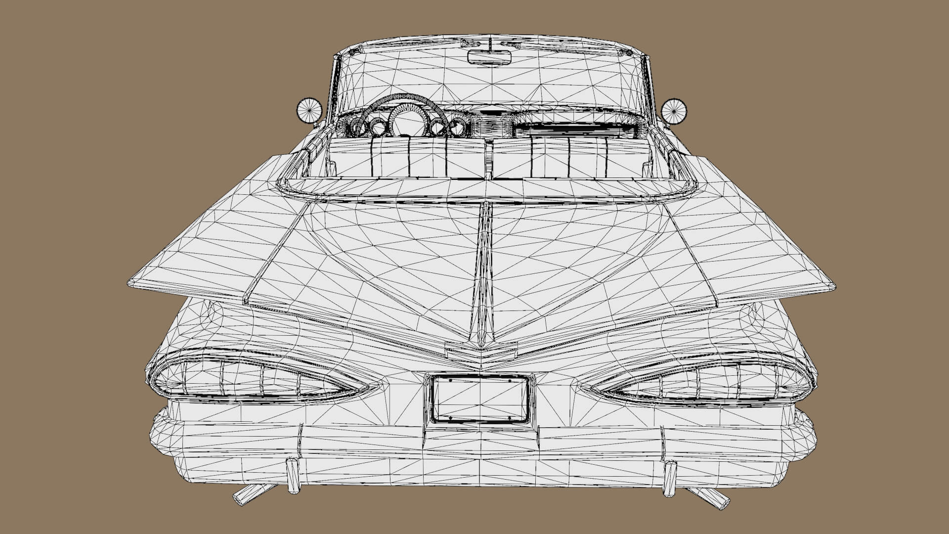 Chevrolet Impala Convertible 1959 - 3D Model by nerdadantes
