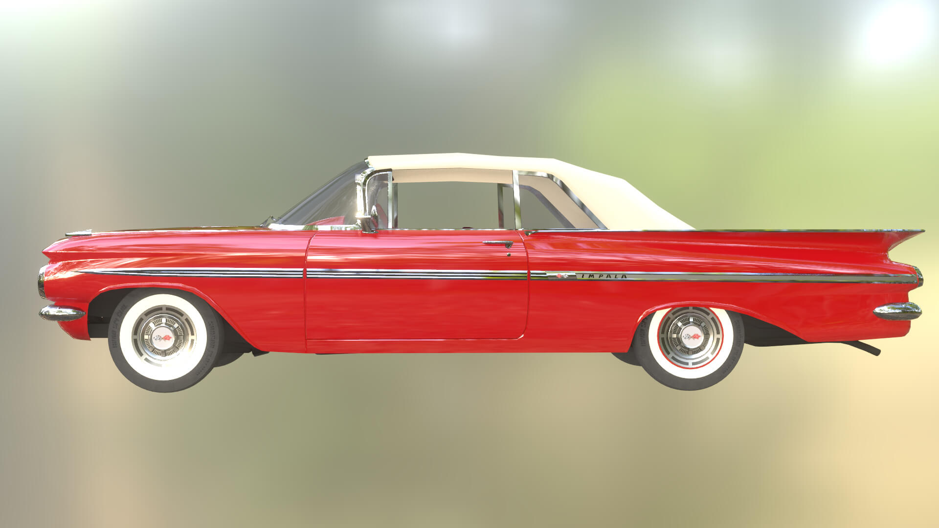 Chevrolet Impala Convertible 1959 - 3D Model by nerdadantes