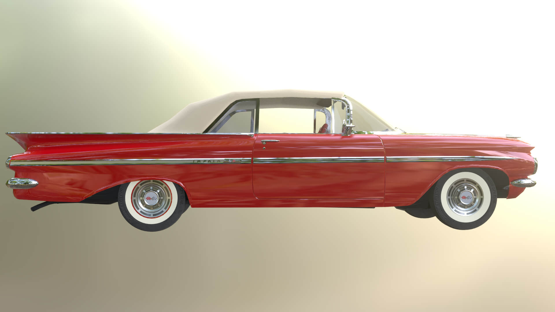 Chevrolet Impala Convertible 1959 3D Model by nerdadantes