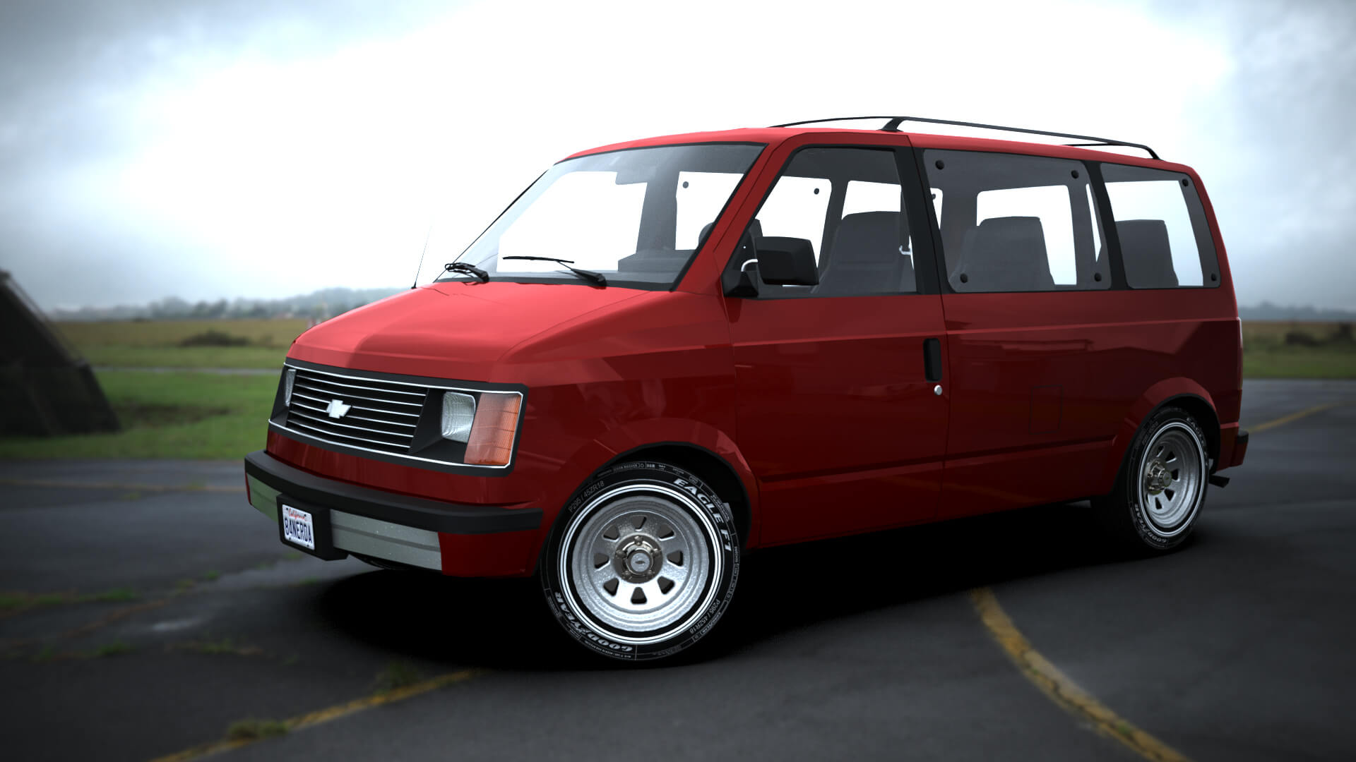 Chevrolet Van 1985 - Daz Content by nerdadantes