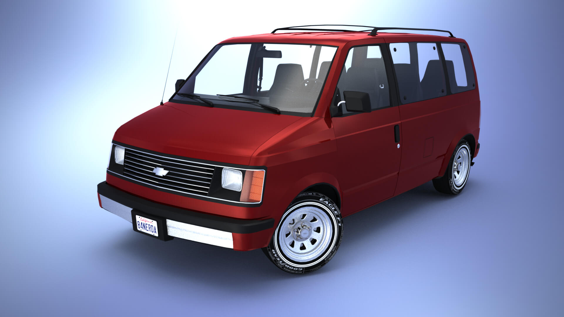 Chevrolet Van 1985 - Daz Content by nerdadantes