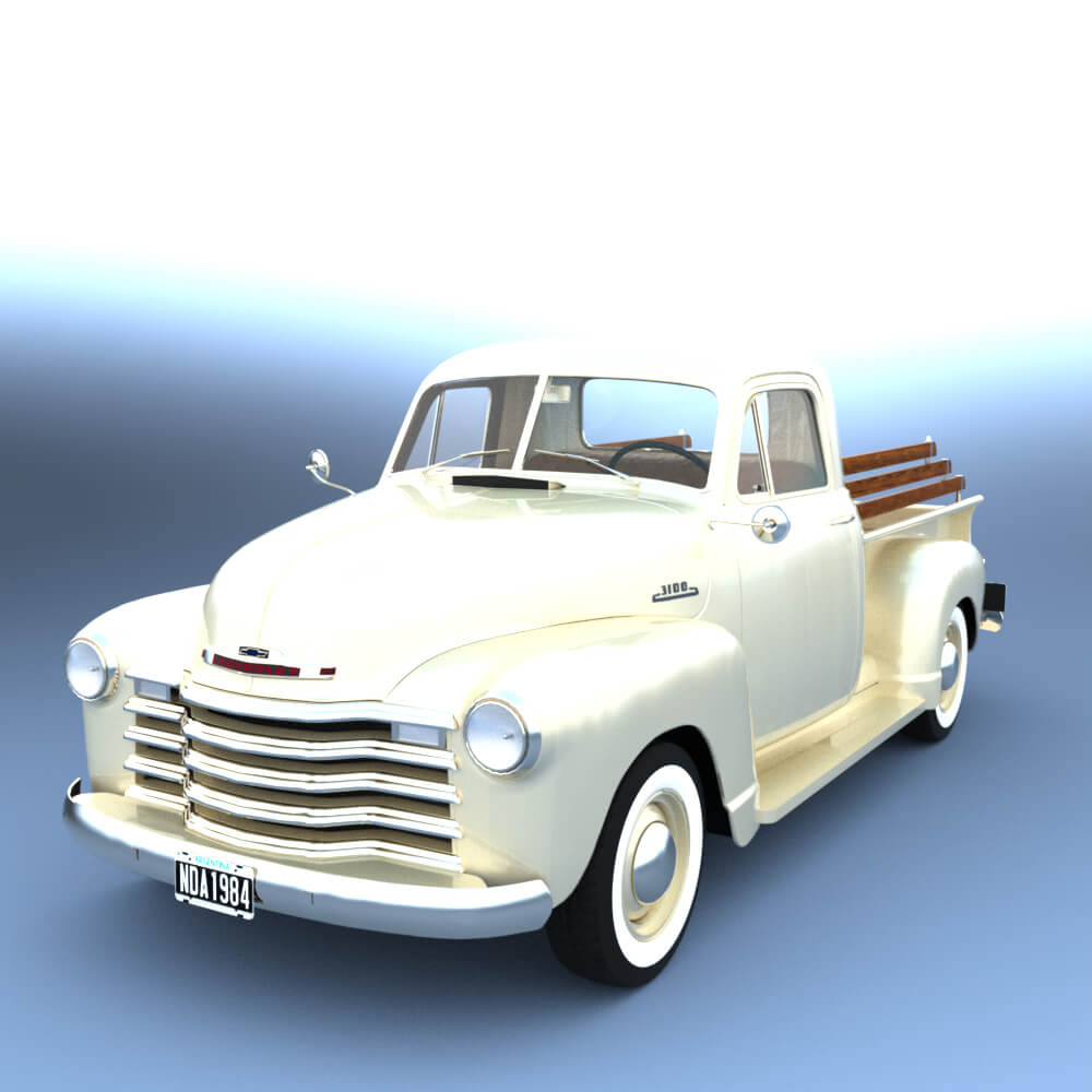 Chevy Pickup Style 1951 - 3D Model by nerdadantes