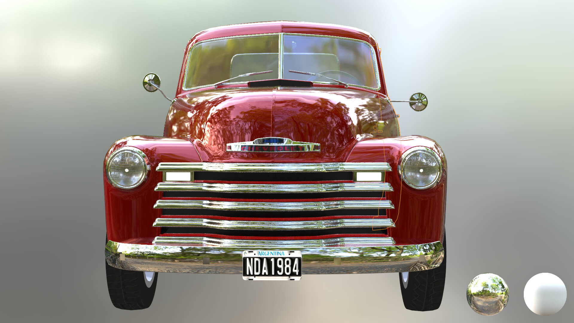 Chevy Pickup Style 1951 - 3D Model by nerdadantes
