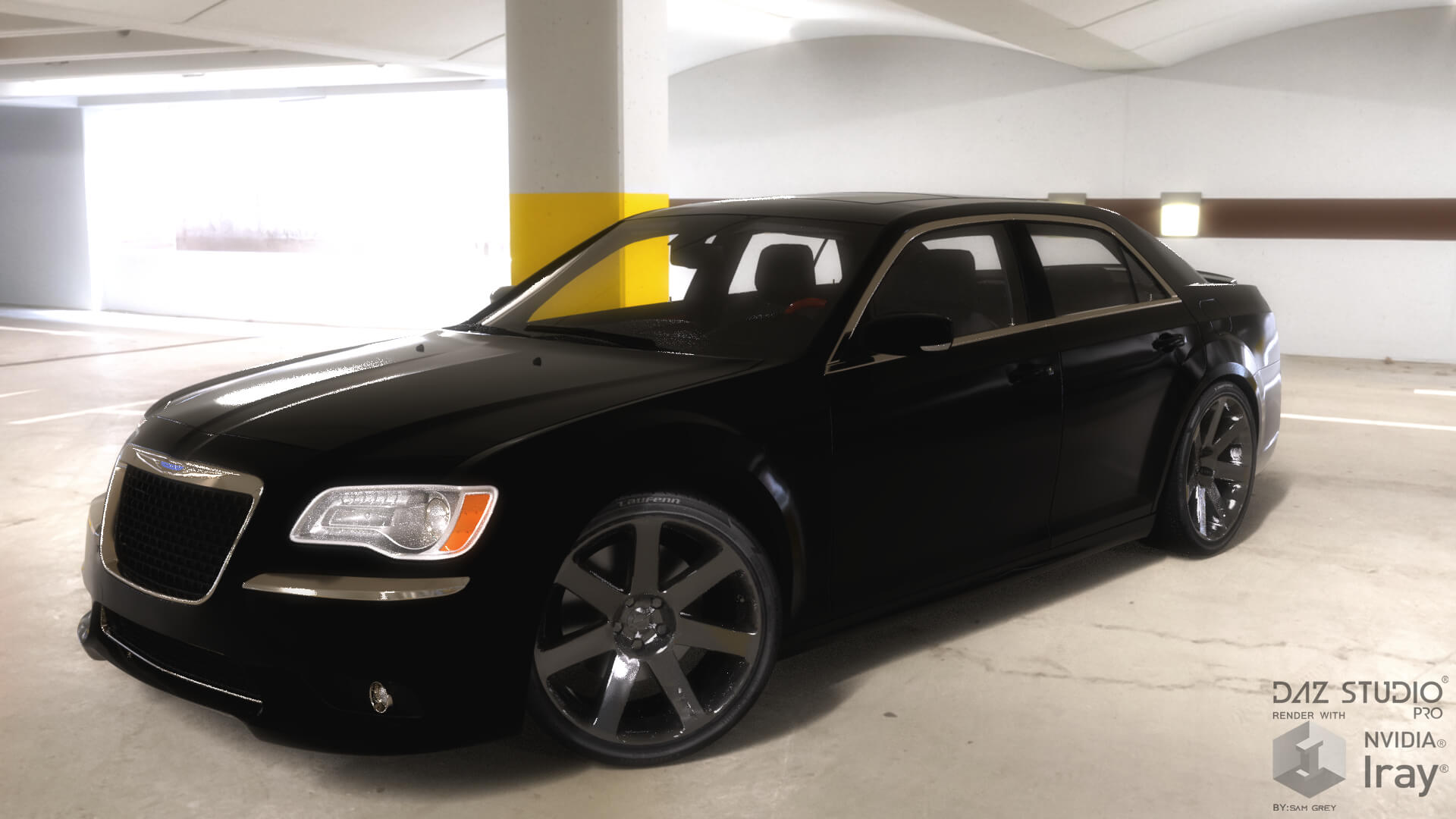 Chrysler 300 SRT8 2012 - 3D Model by nerdadantes