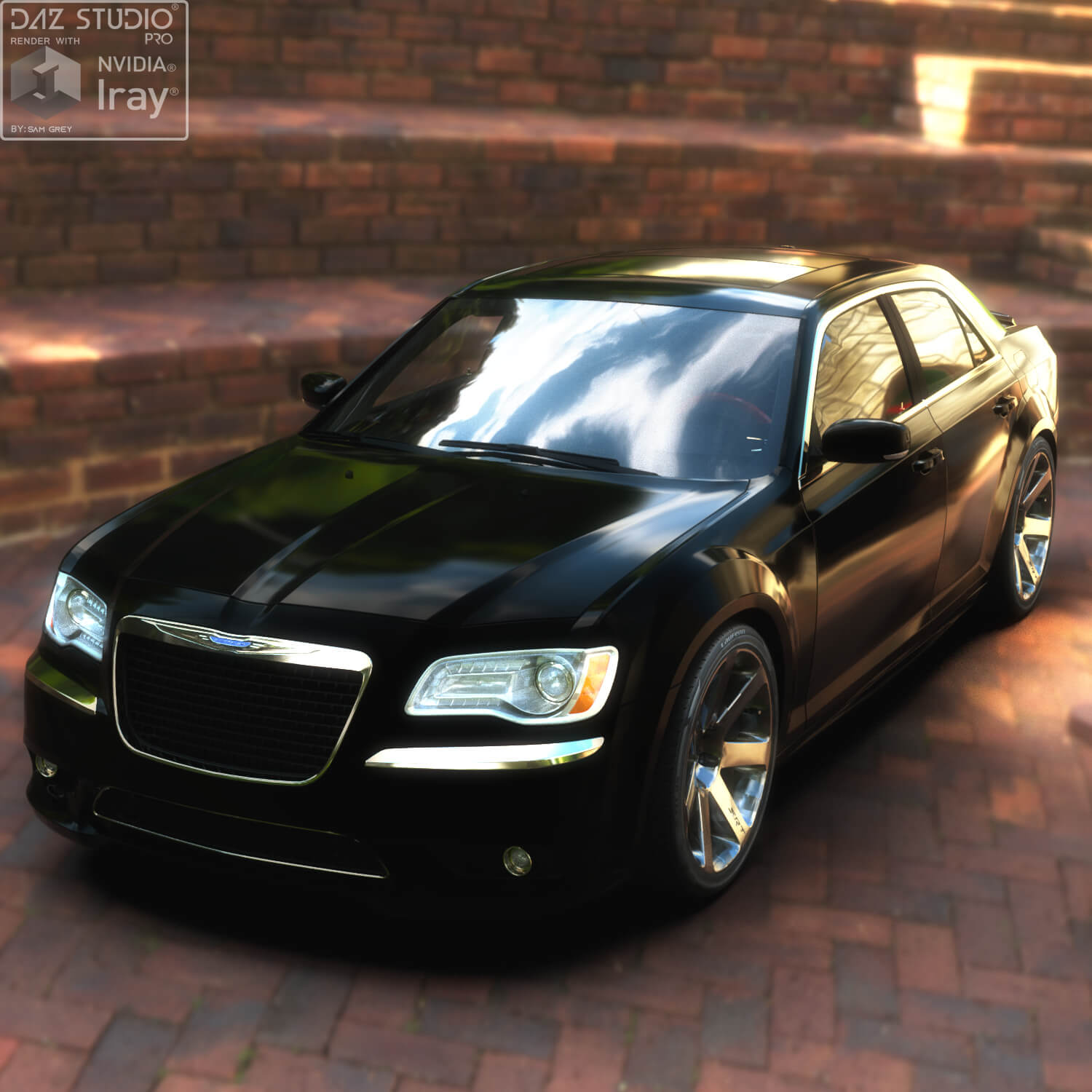 Chrysler 300 SRT8 2012 - 3D Model by nerdadantes