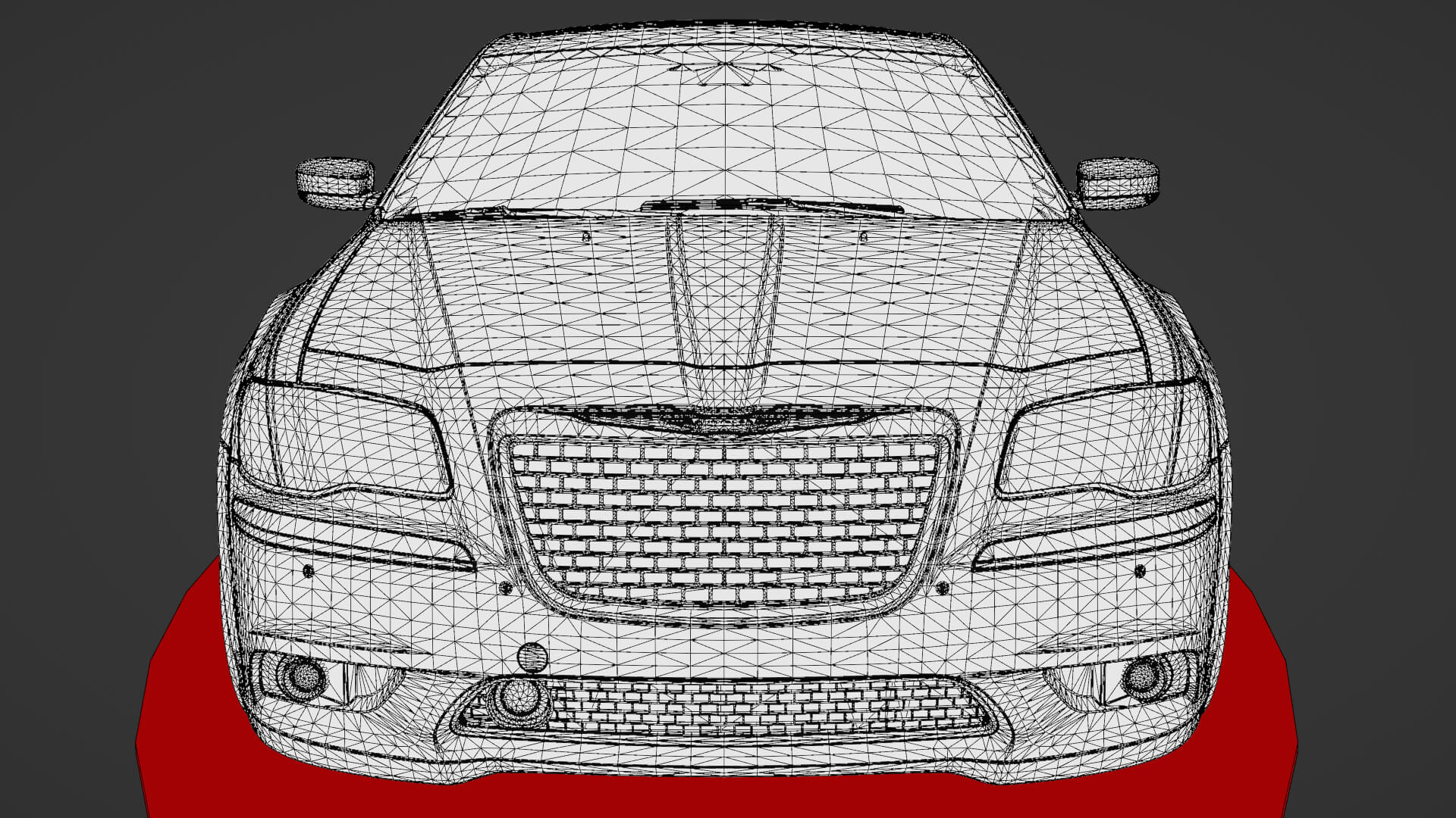 Chrysler 300 SRT8 2012 - 3D Model by nerdadantes