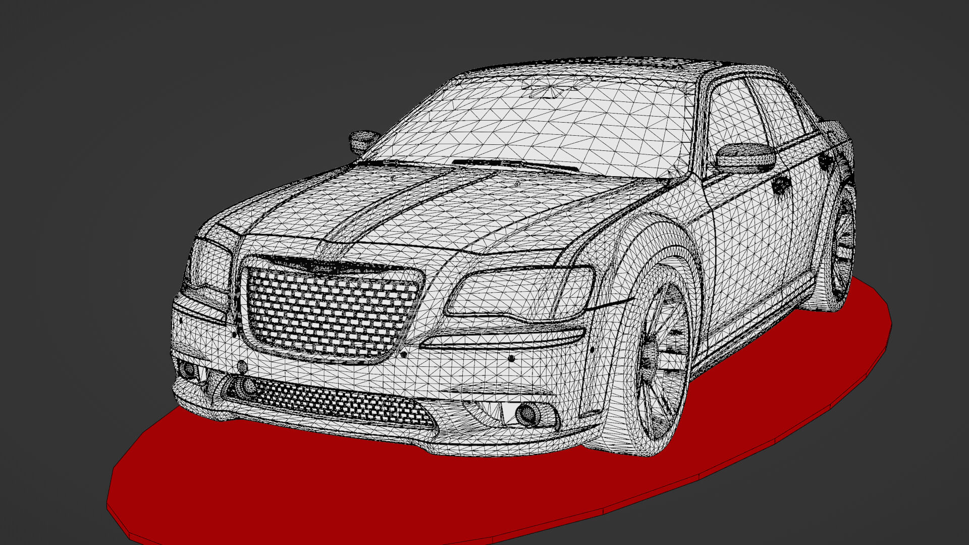 Chrysler 300 SRT8 2012 - 3D Model by nerdadantes
