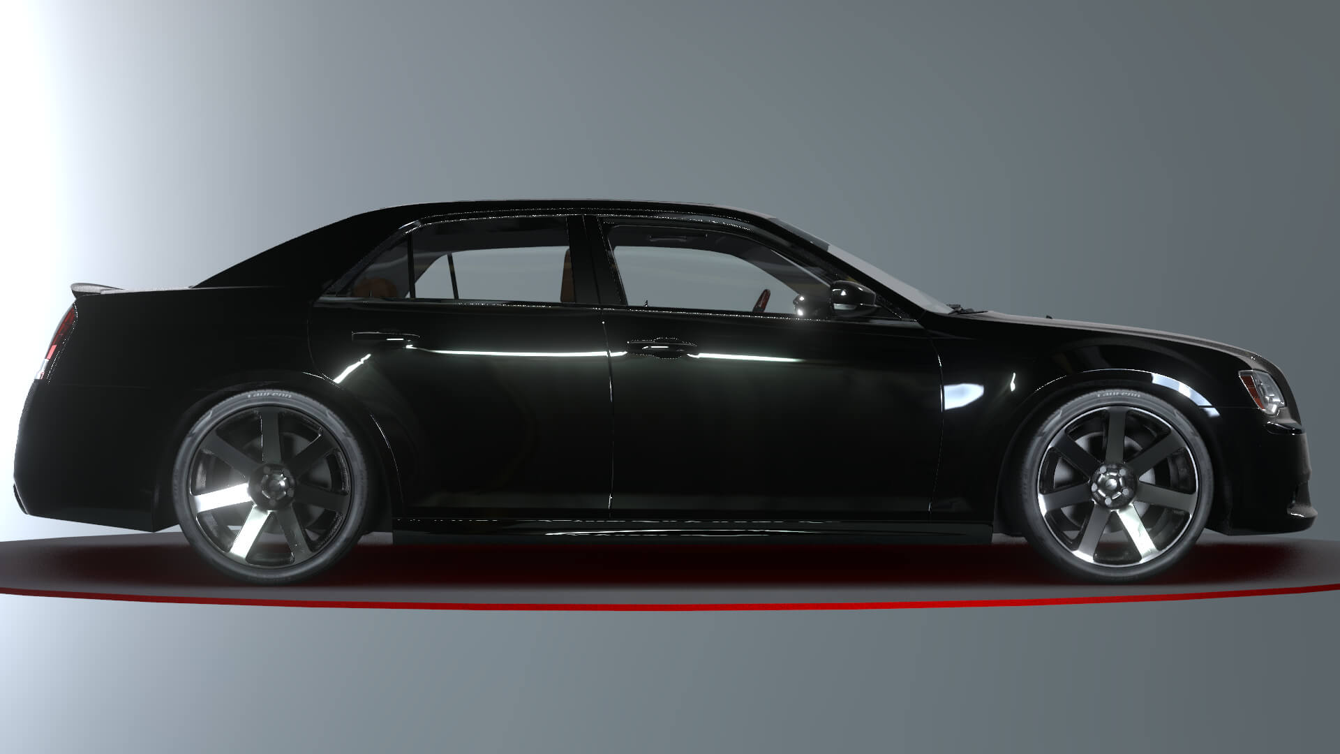 Chrysler 300 SRT8 2012 - 3D Model by nerdadantes