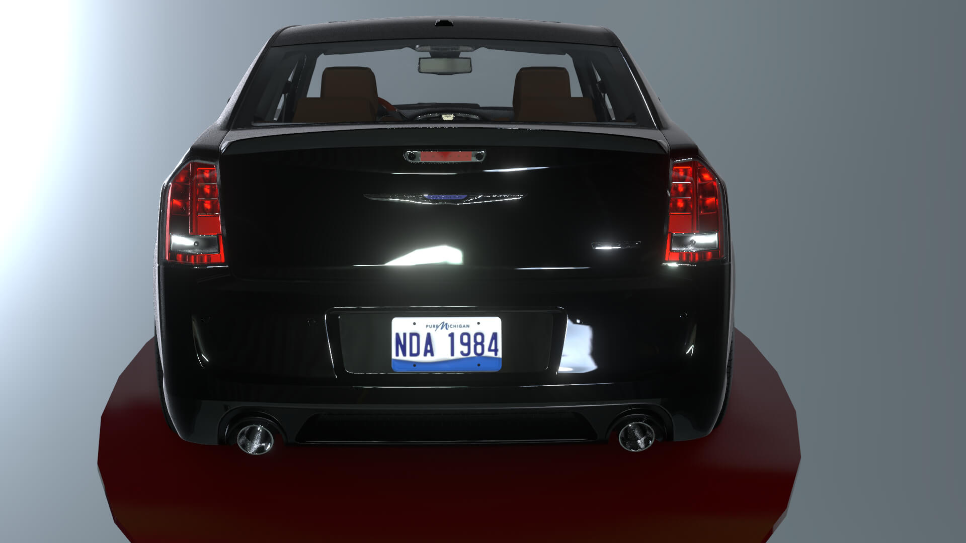 Chrysler 300 SRT8 2012 - 3D Model by nerdadantes