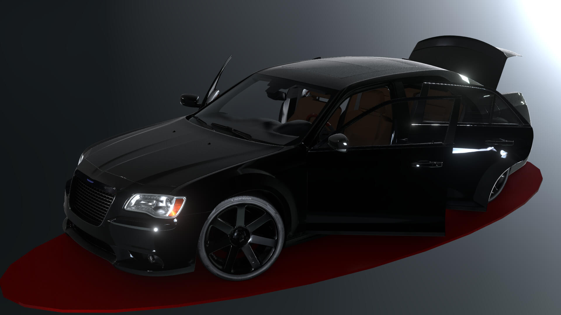 Chrysler 300 SRT8 2012 - 3D Model by nerdadantes