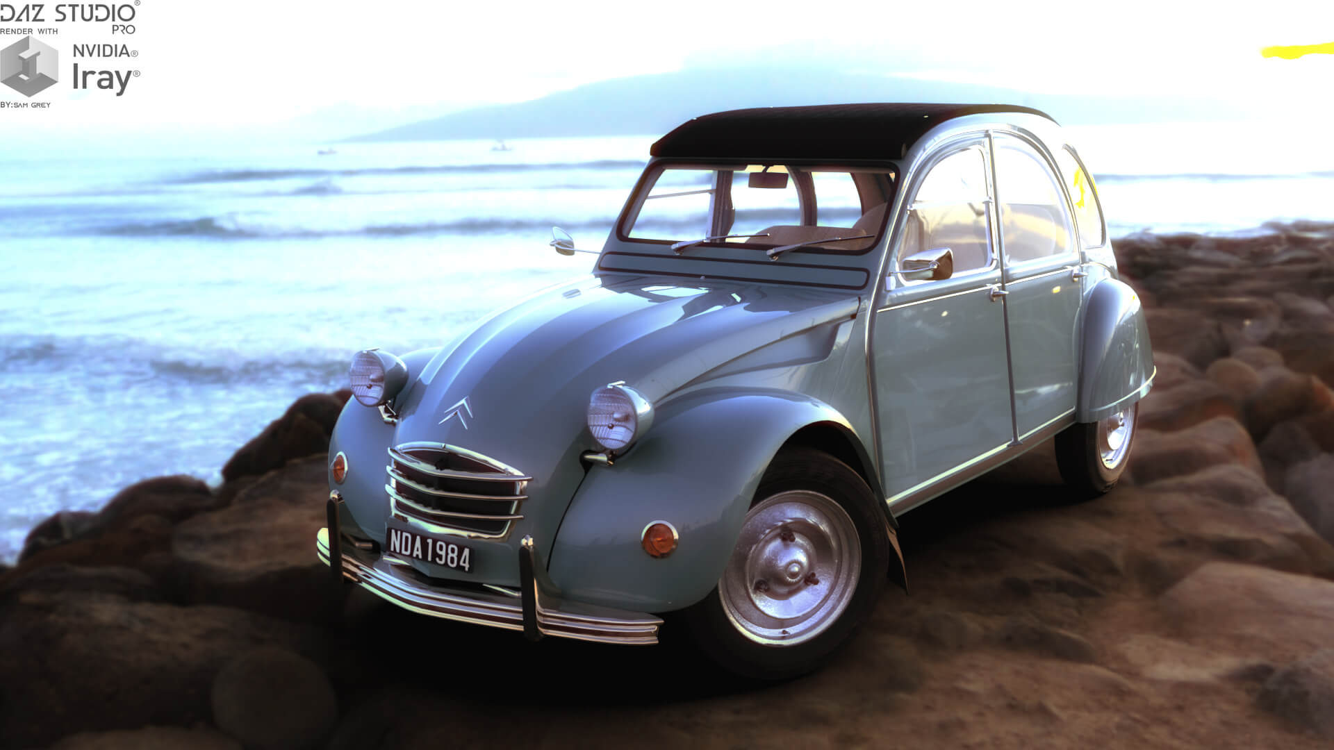 Citroen 2Cv 1970 - 3D Model by nerdadantes