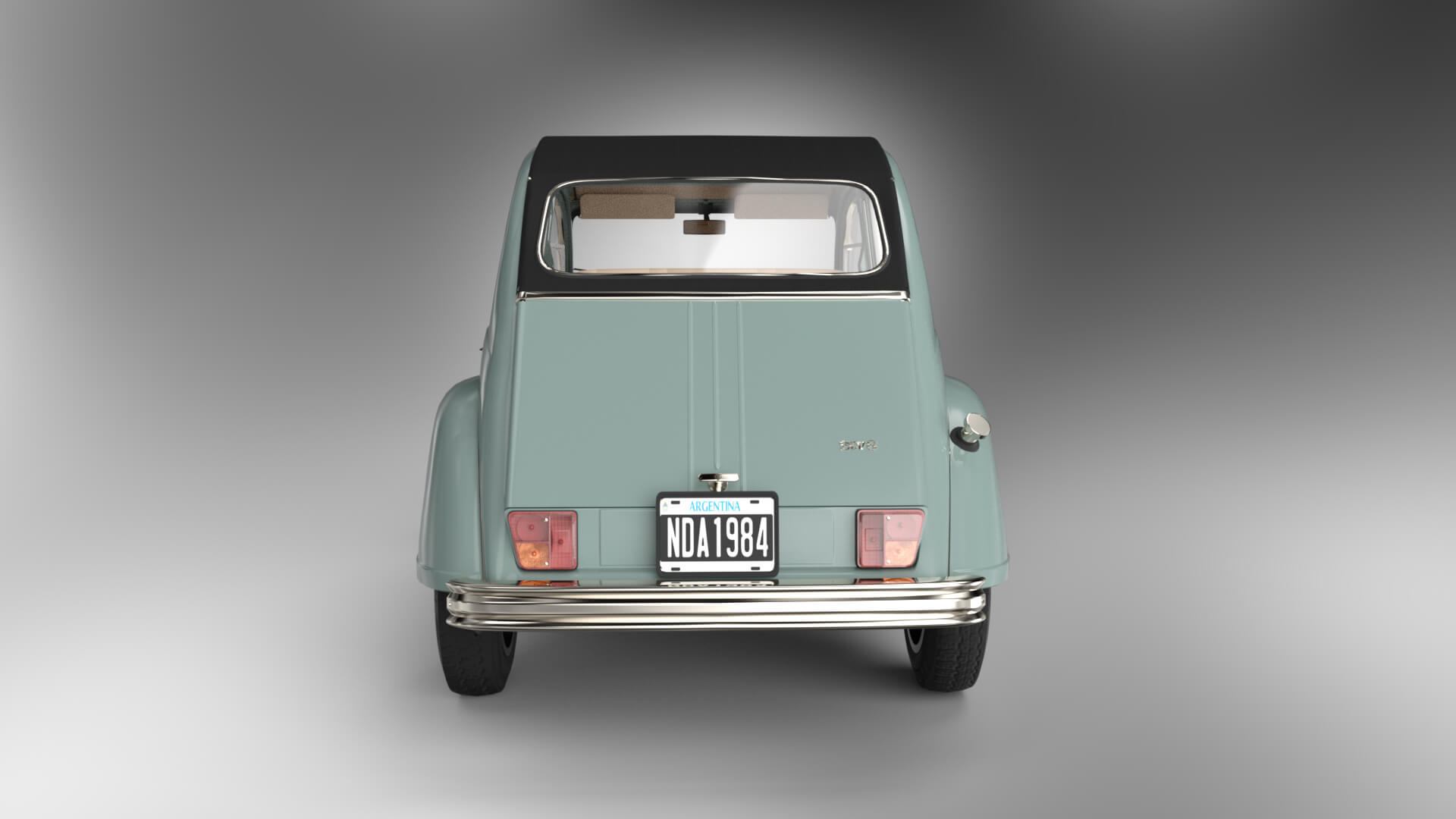 Citroen 2Cv 1970 - 3D Model by nerdadantes