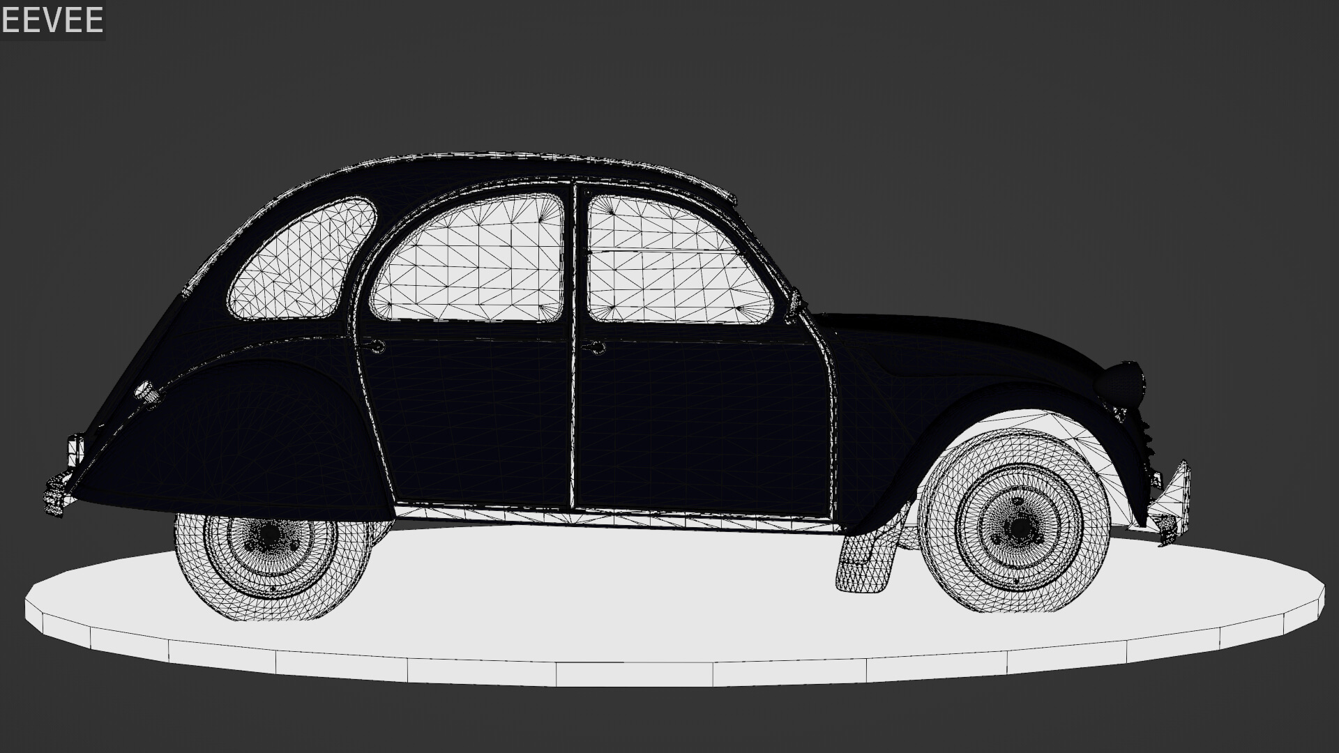 Citroen 2Cv 1970 - 3D Model by nerdadantes