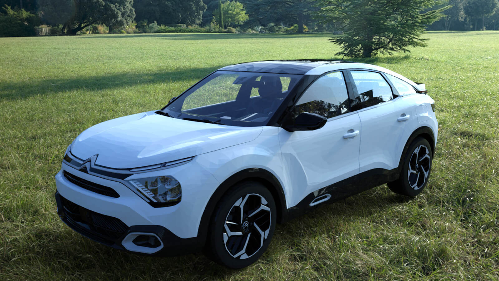 Citroen C4 2022 White - Daz Content by nerdadantes