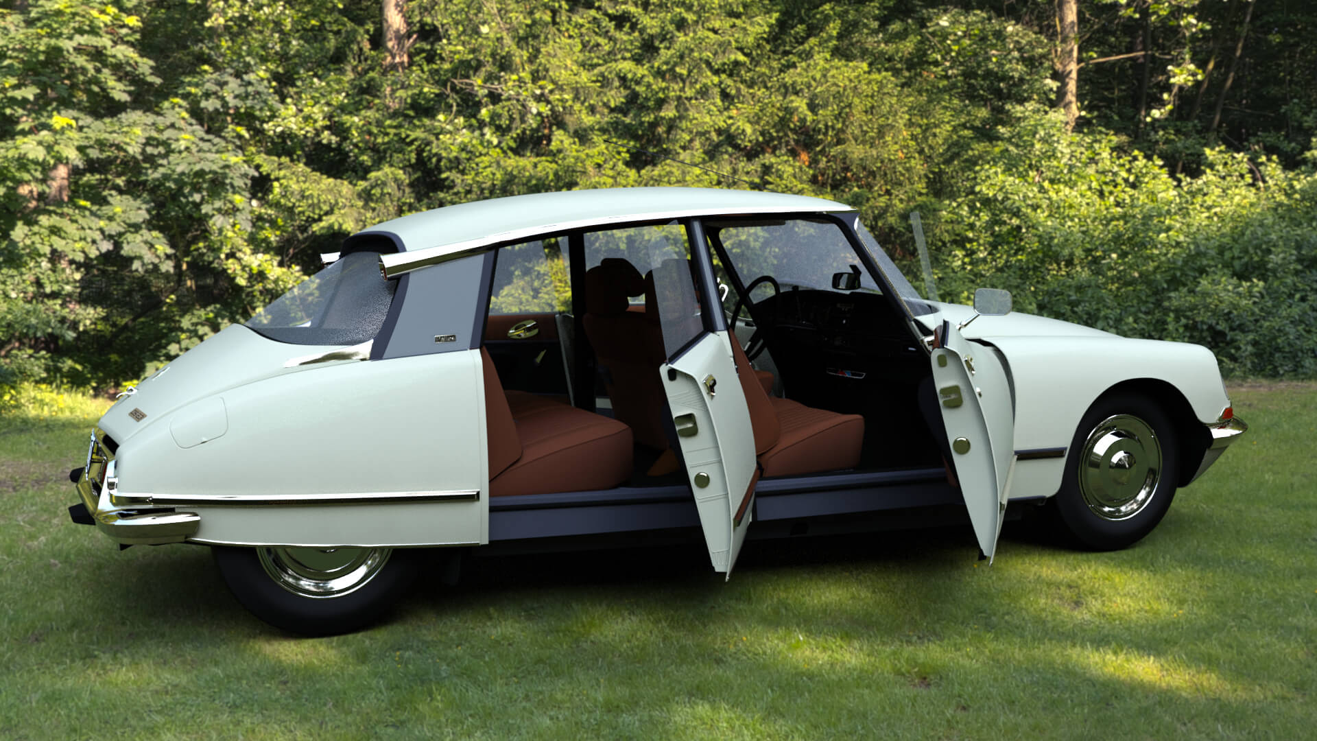 Citroen DS 23 Pallas 1975 - 3D Model by nerdadantes