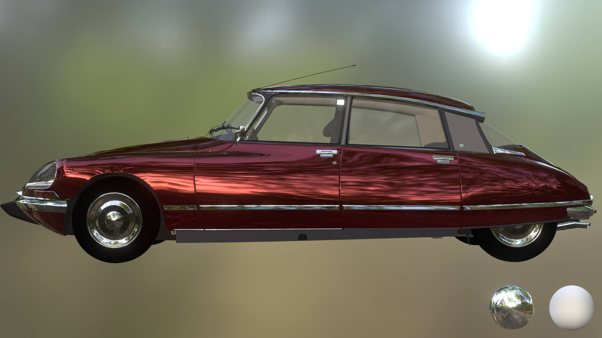 Citroen DS 23 Pallas 1975 - 3D Model by nerdadantes