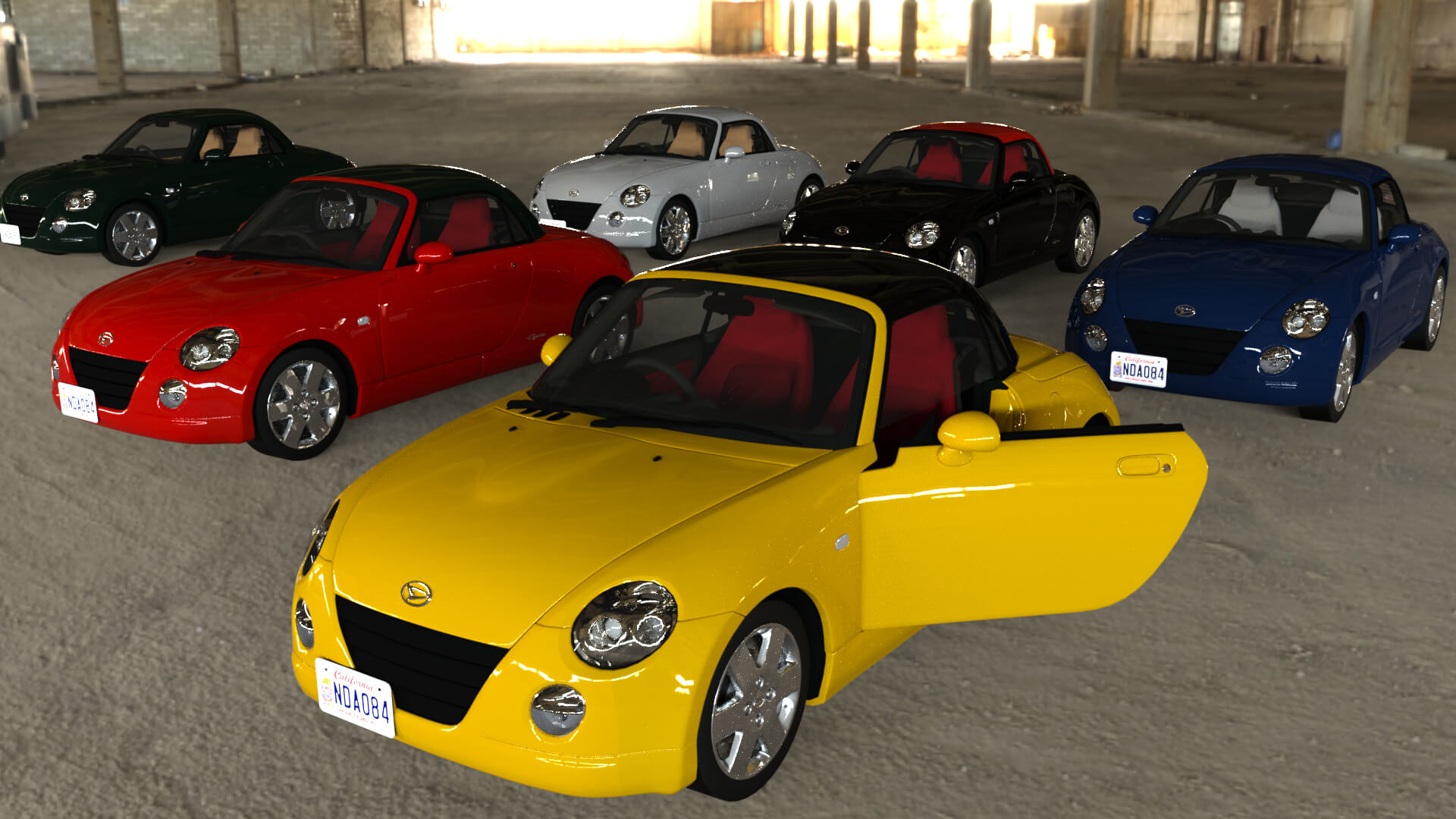 Daihatsu Copen 2002 - 3D Model by nerdadantes