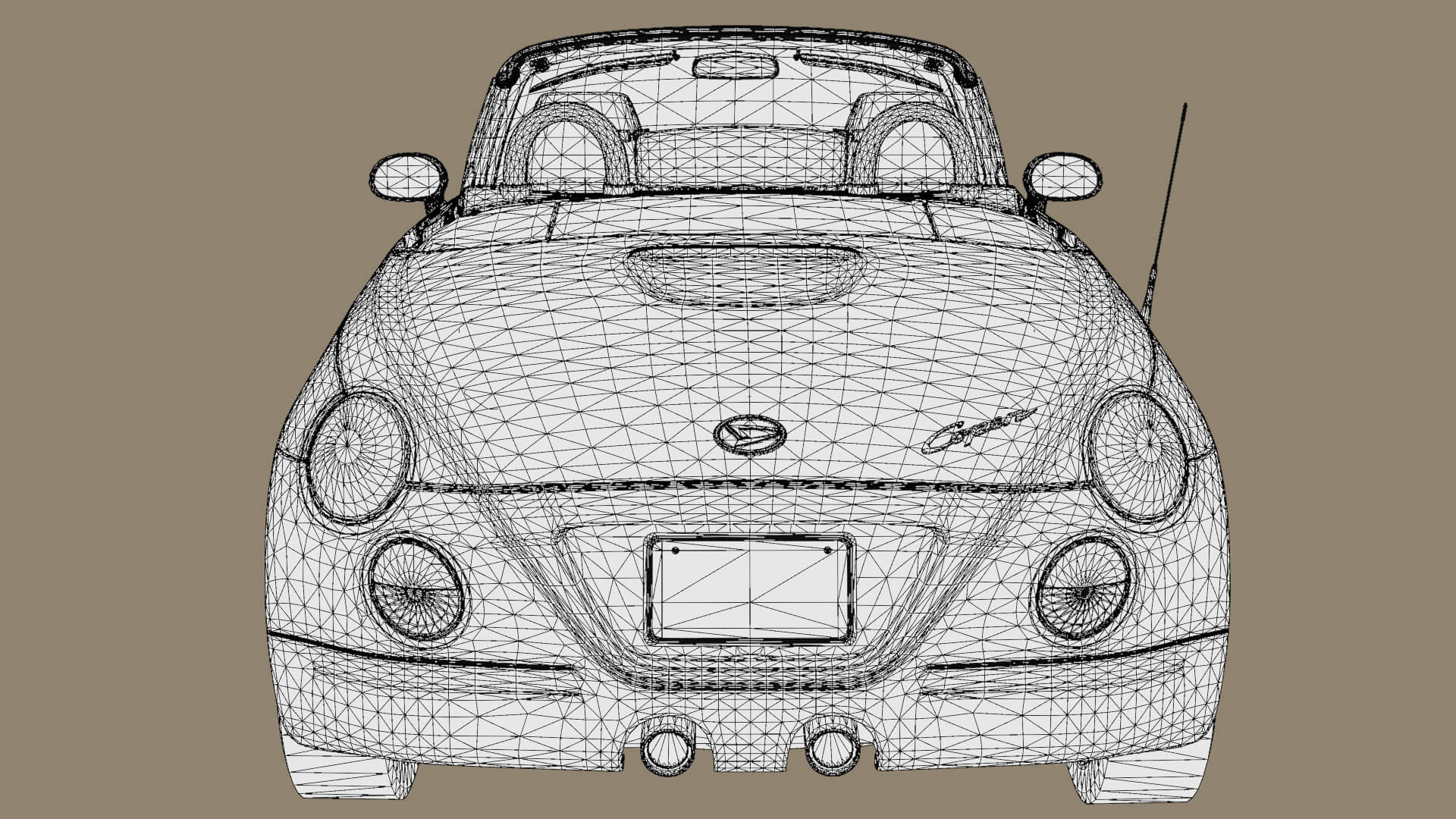 Daihatsu Copen 2002 - 3D Model by nerdadantes