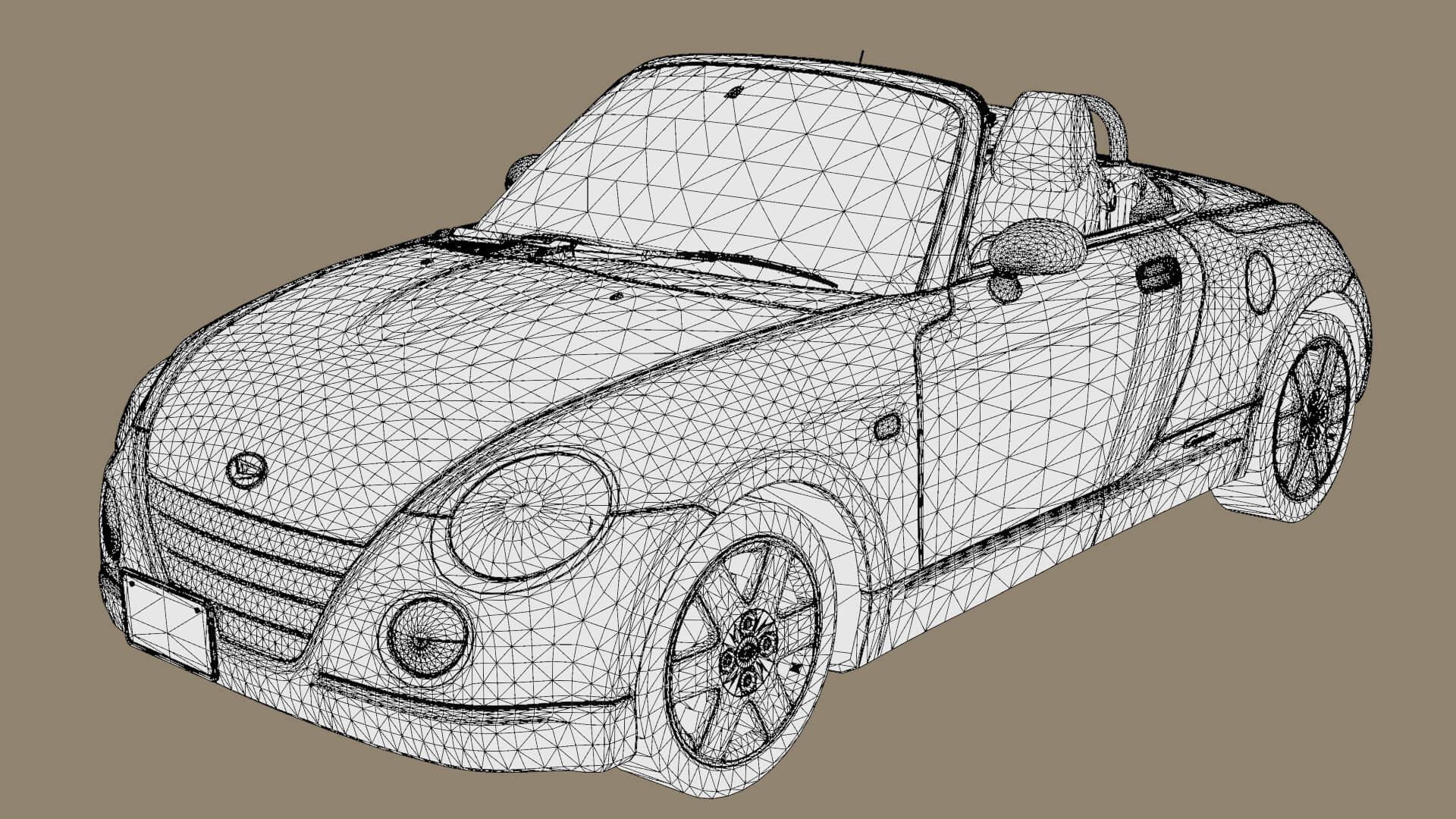 Daihatsu Copen 2002 - 3D Model by nerdadantes