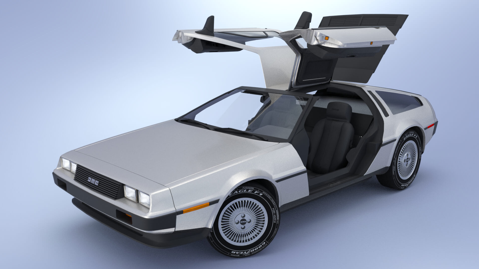 DeLorean DMC 1982 - 3D Model by nerdadantes