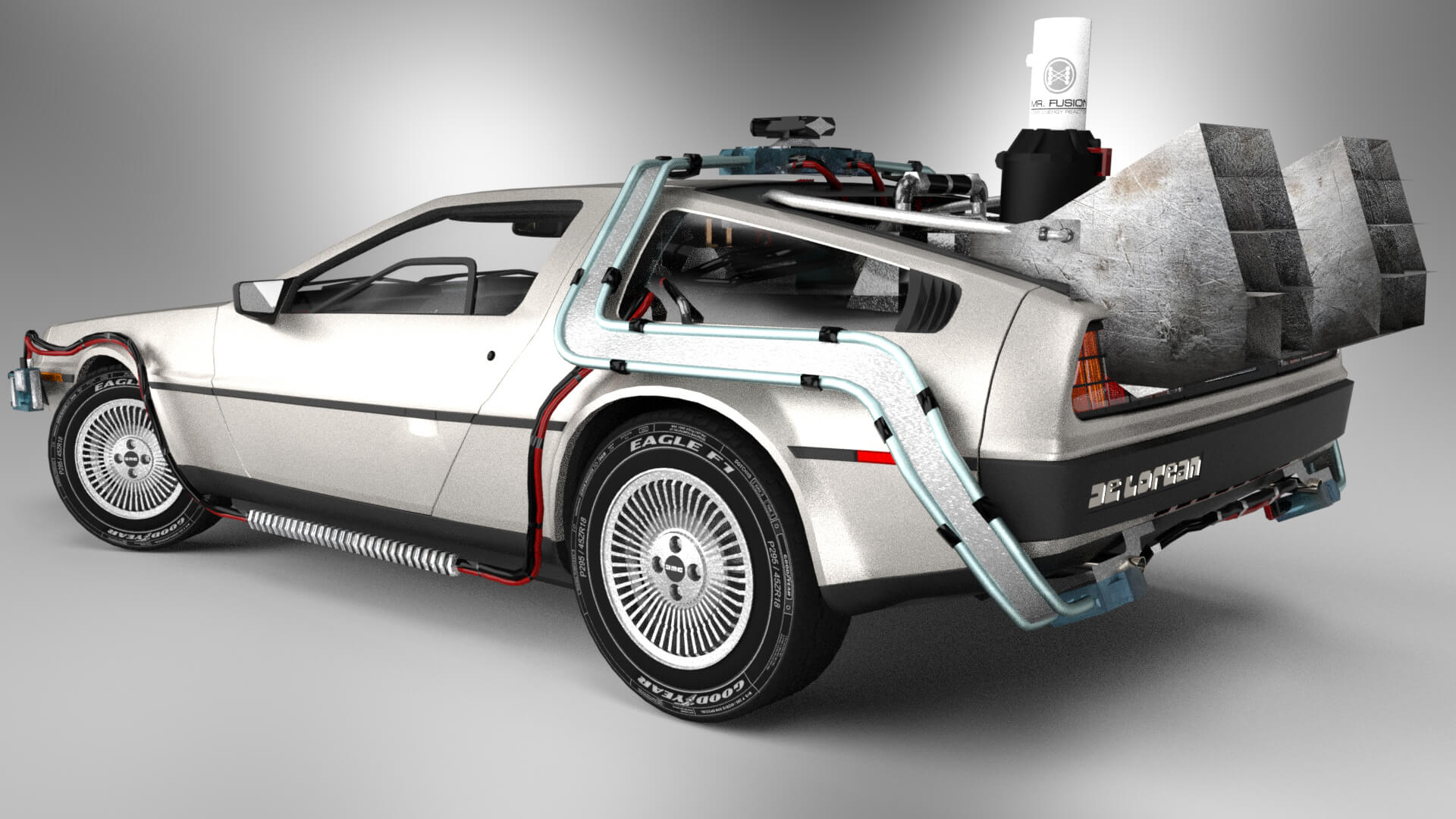 DeLorean DMC 1982 - 3D Model by nerdadantes