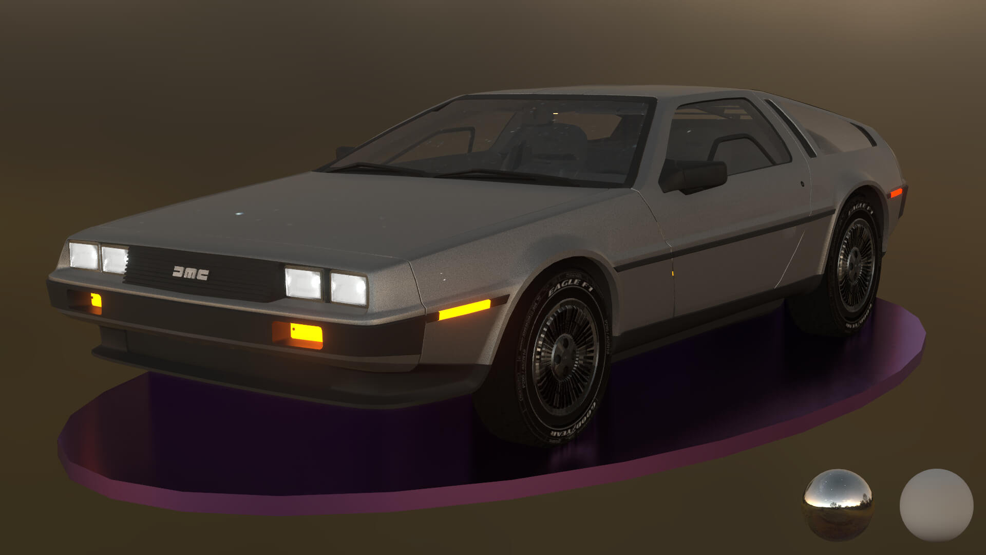 DeLorean DMC 1982 - 3D Model by nerdadantes