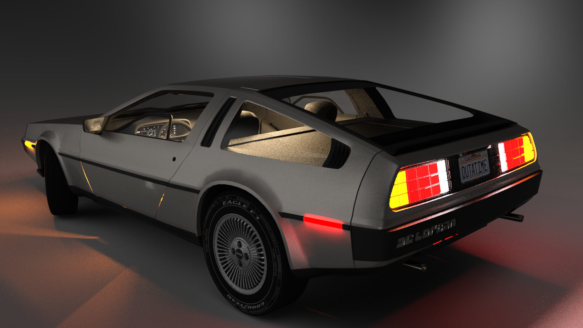 DeLorean DMC 1982 for Daz Studio by nerdadantes