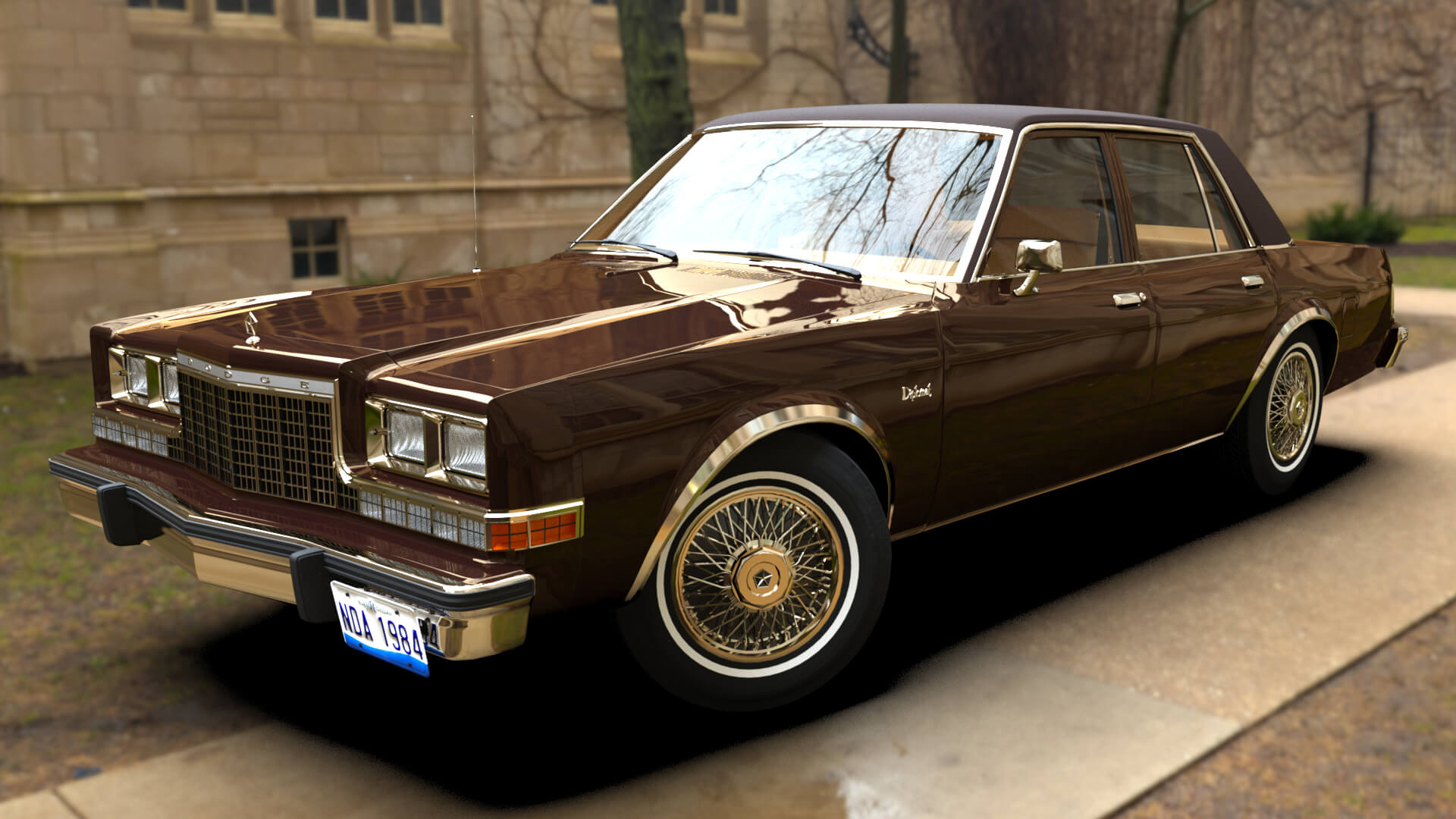 Dodge Diplomat 1980 - 3D Model by nerdadantes
