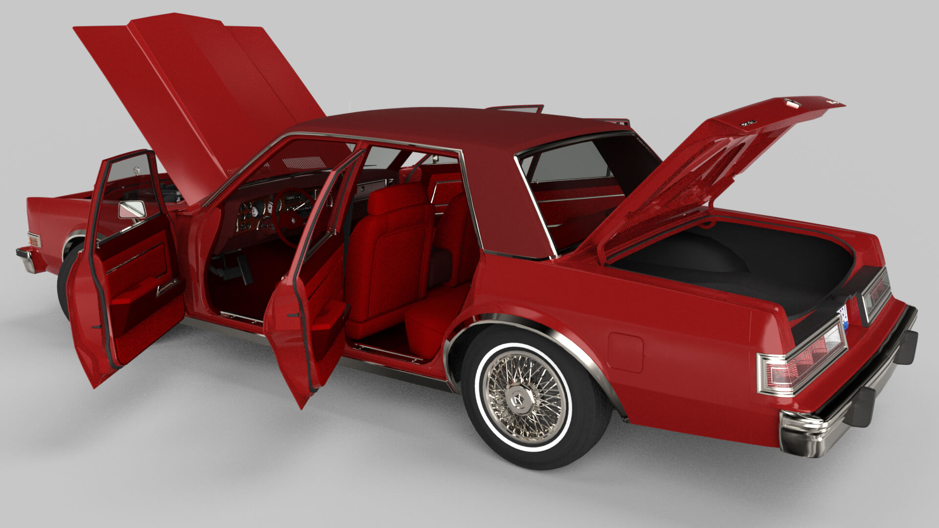 Dodge Diplomat 1980 - 3D Model by nerdadantes
