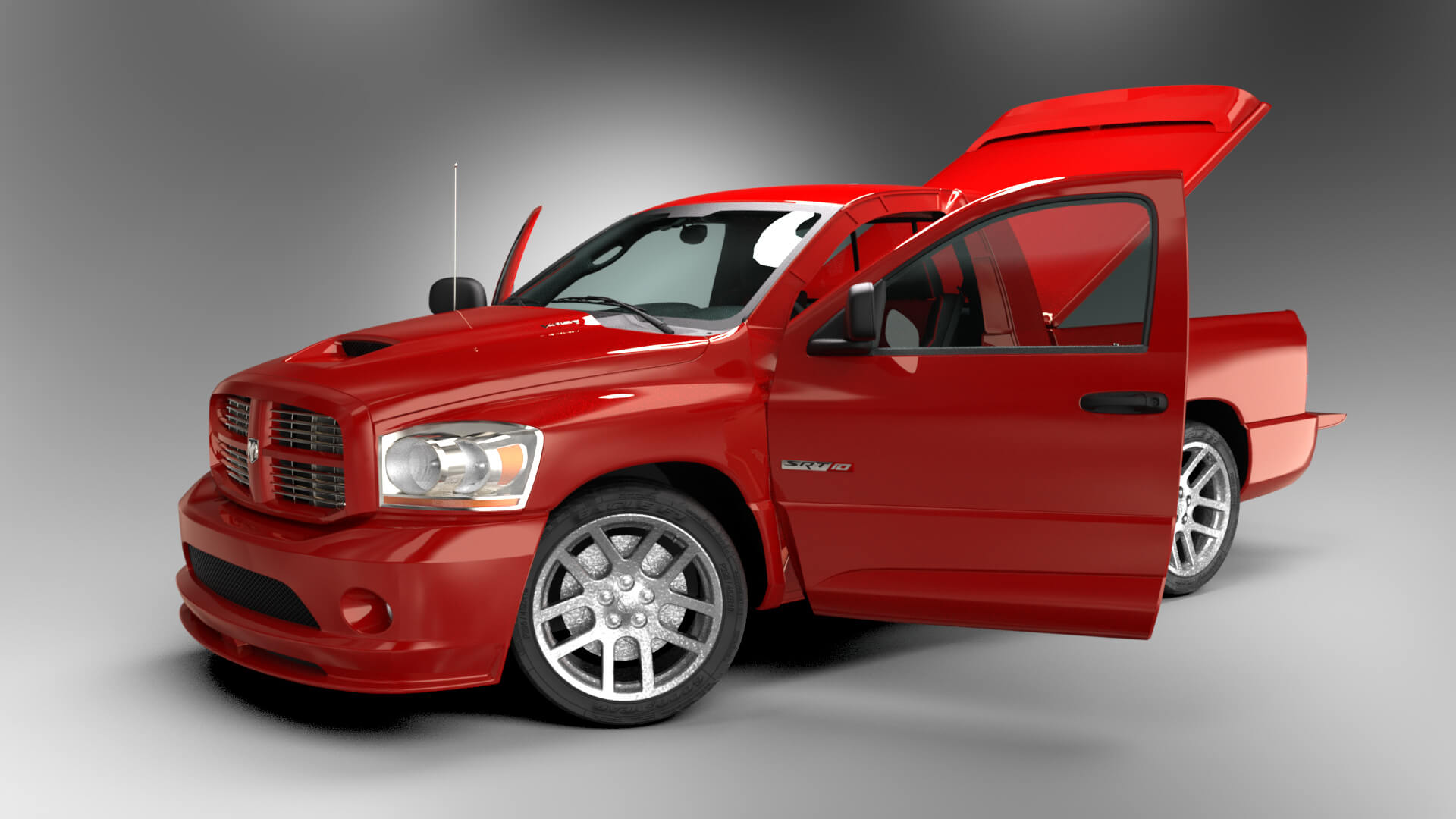 Dodge Ram SRT10 2006 for DAZ Studio by nerdadantes