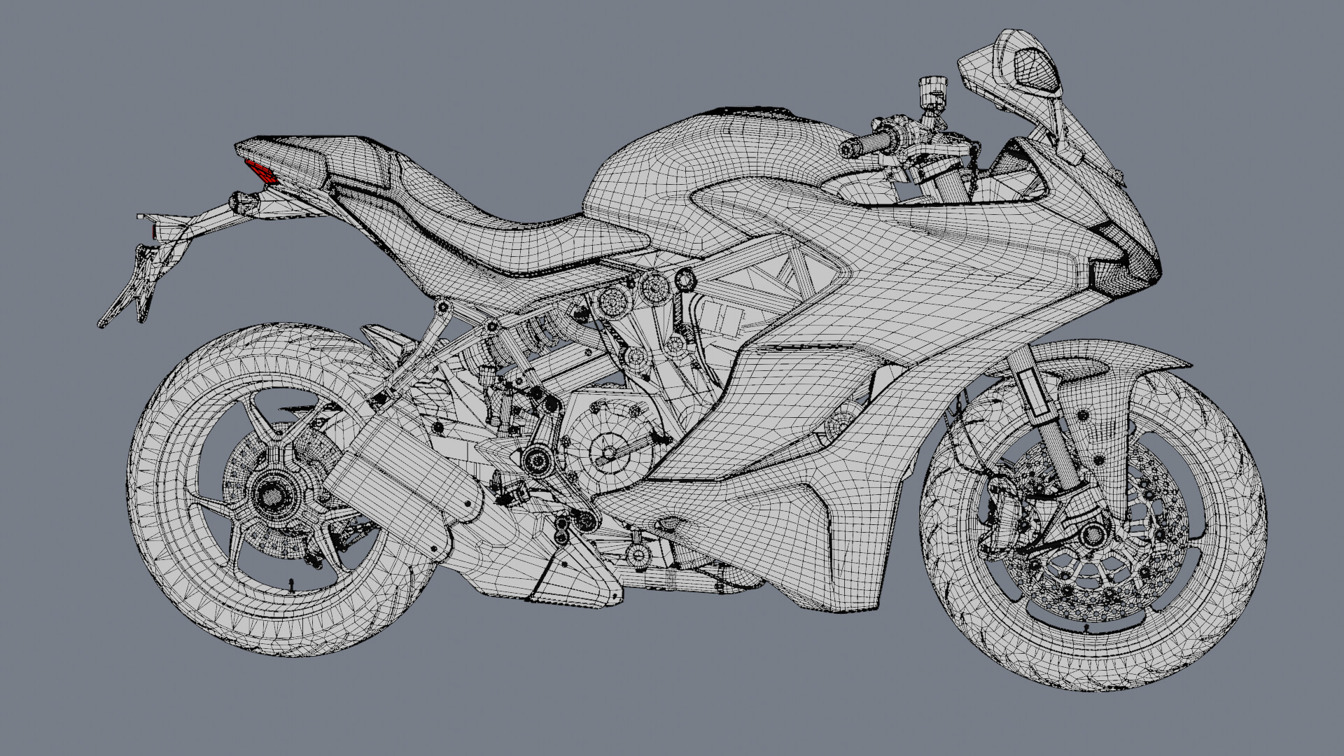 Ducati Motorcycle - 3D Model by nerdadantes