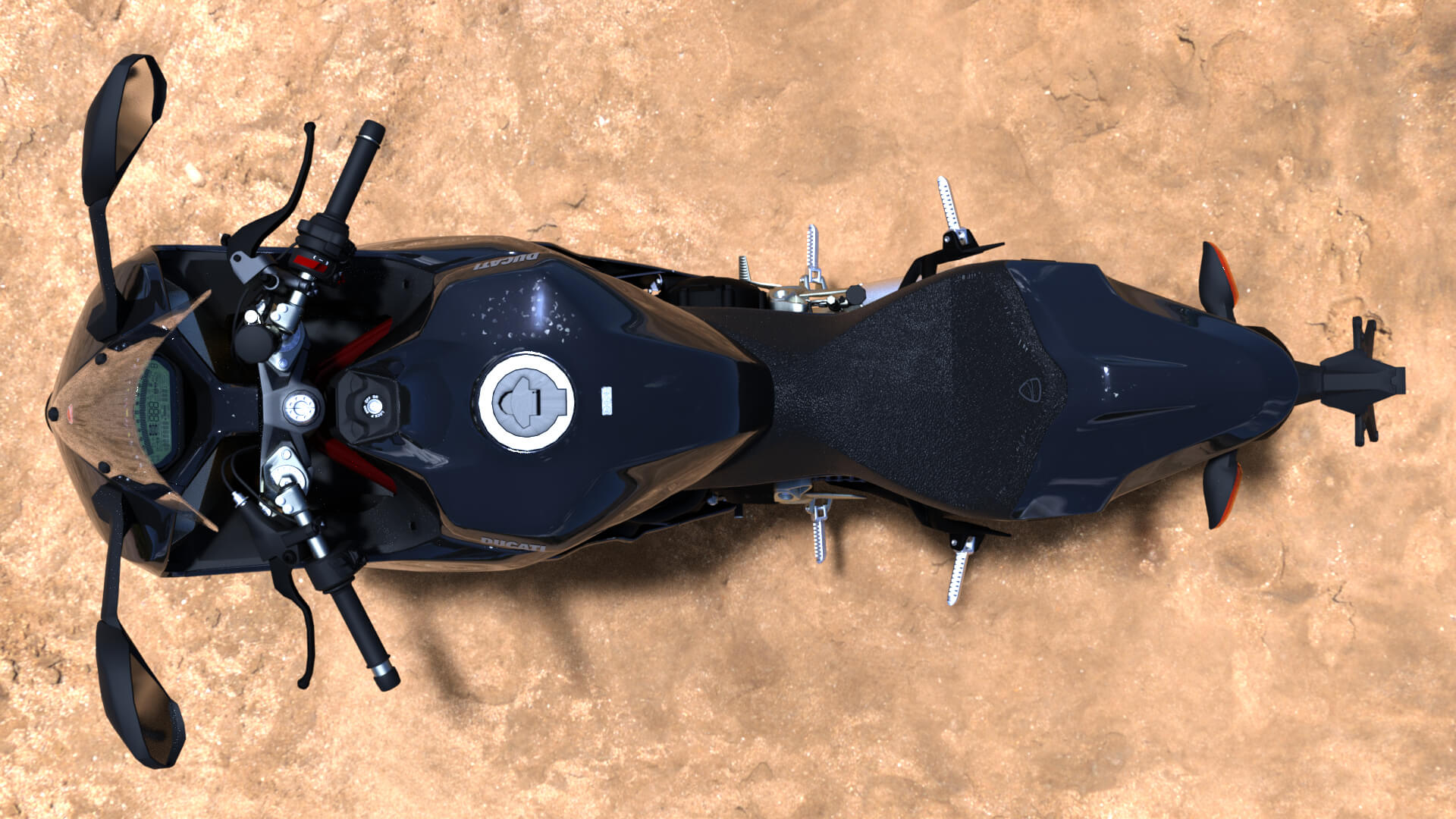 Ducati Motorcycle for DAZ Studio by nerdadantes