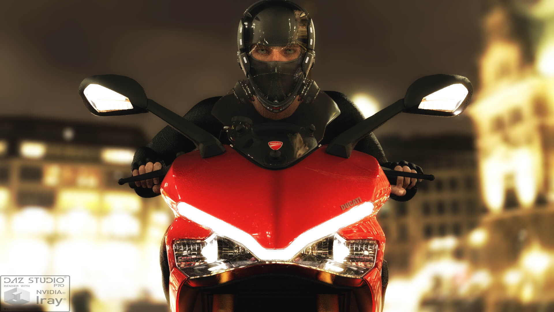 Ducati Motorcycle for DAZ Studio by nerdadantes