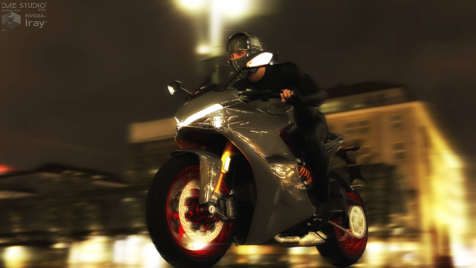 Ducati Motorcycle for DAZ Studio by nerdadantes