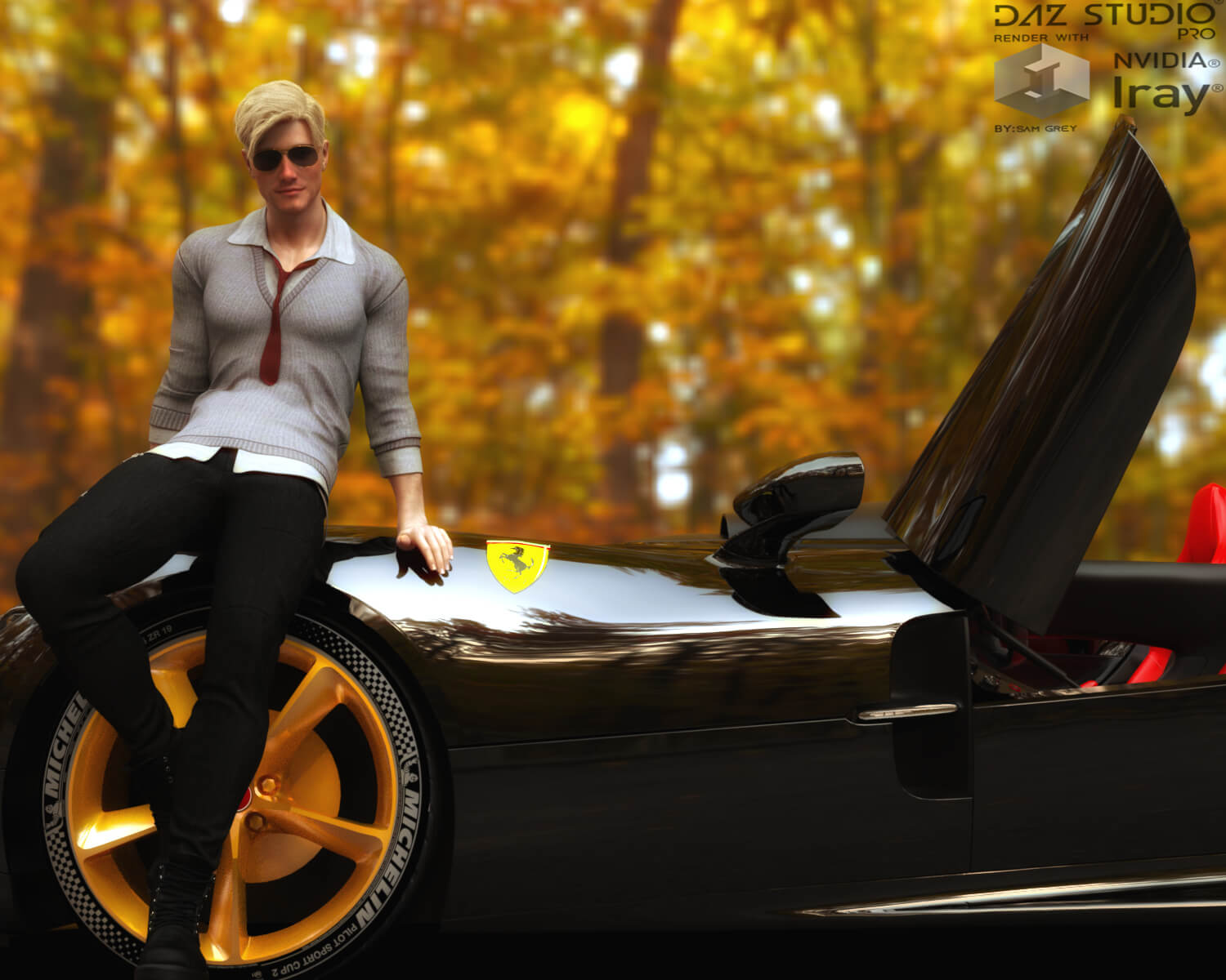 Ferrari 2019 for DAZ Studio by nerdadantes