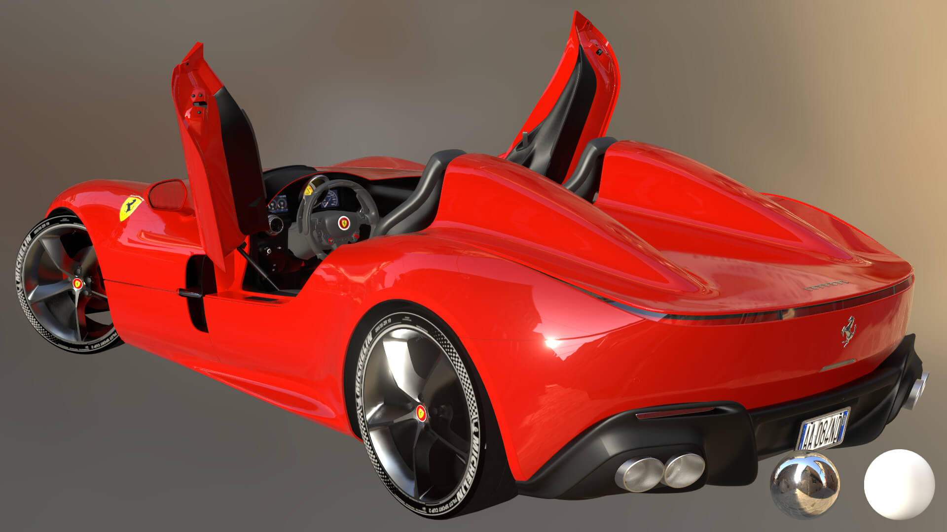 Ferrari 2019 for DAZ Studio by nerdadantes