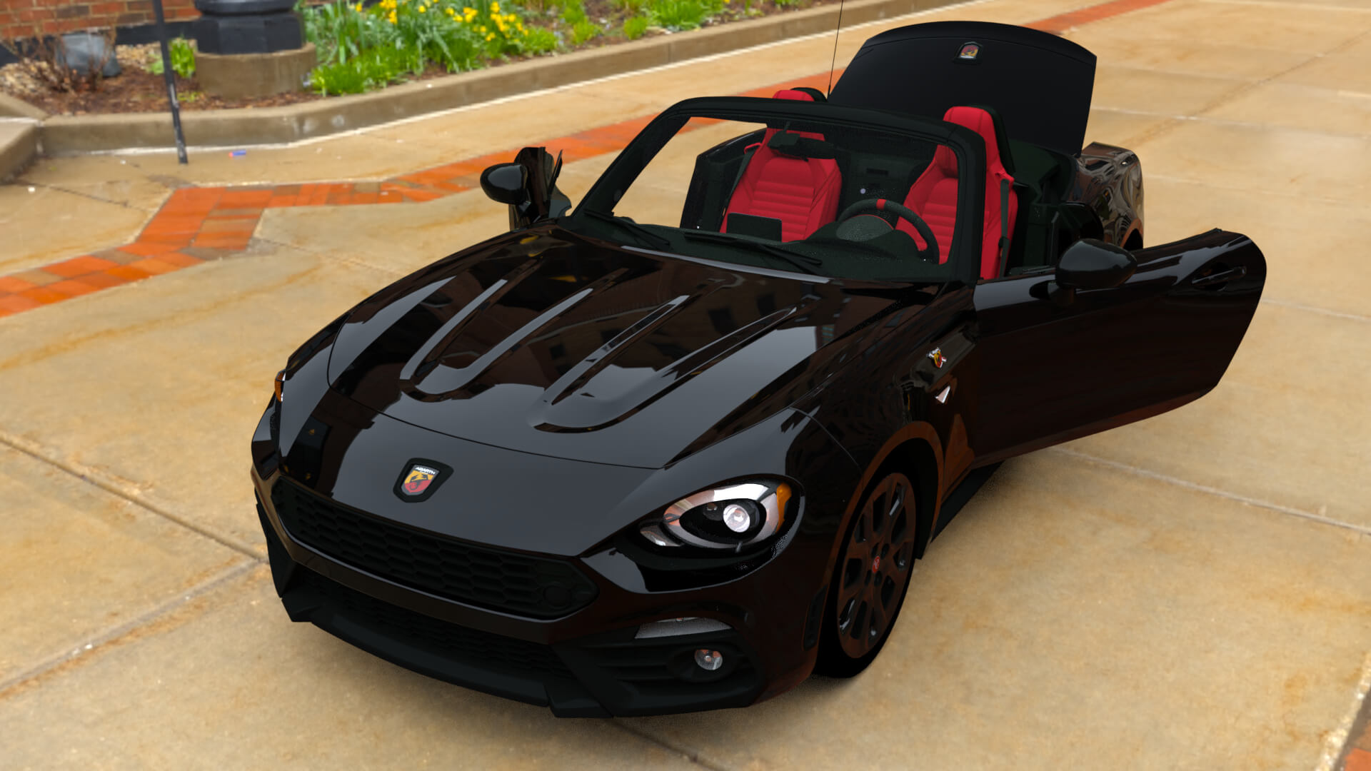 Fiat 124 Spider Abarth 2020 - Daz Content by nerdadantes